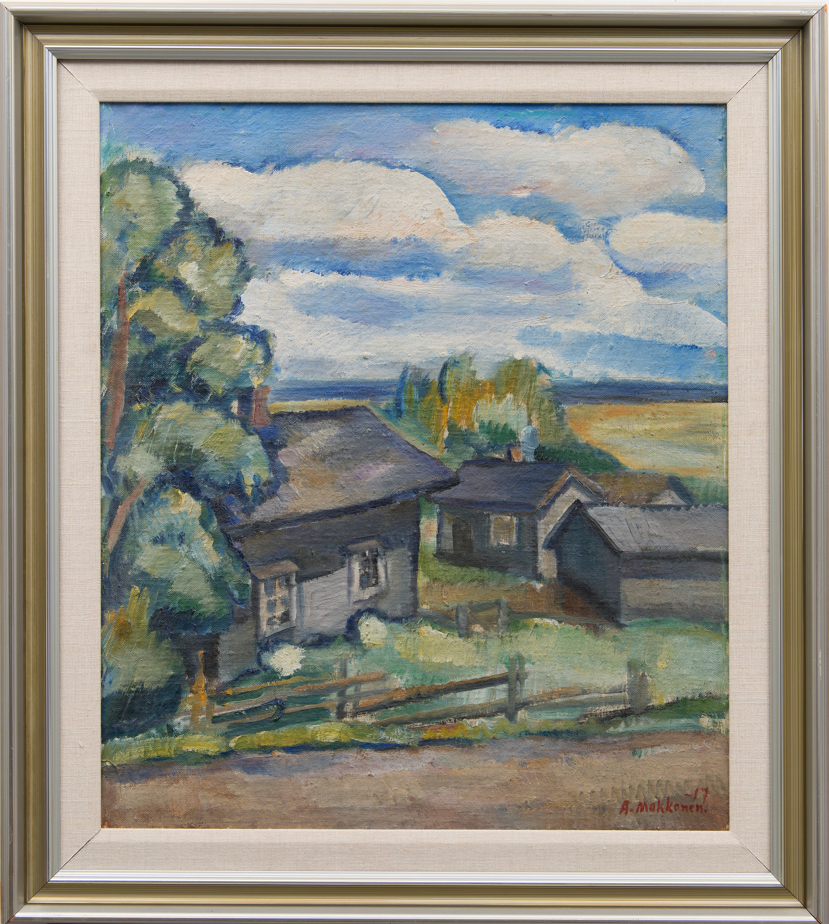 ARVO MAKKONEN, olja på duk, signerad och daterad -17. - Bukowskis