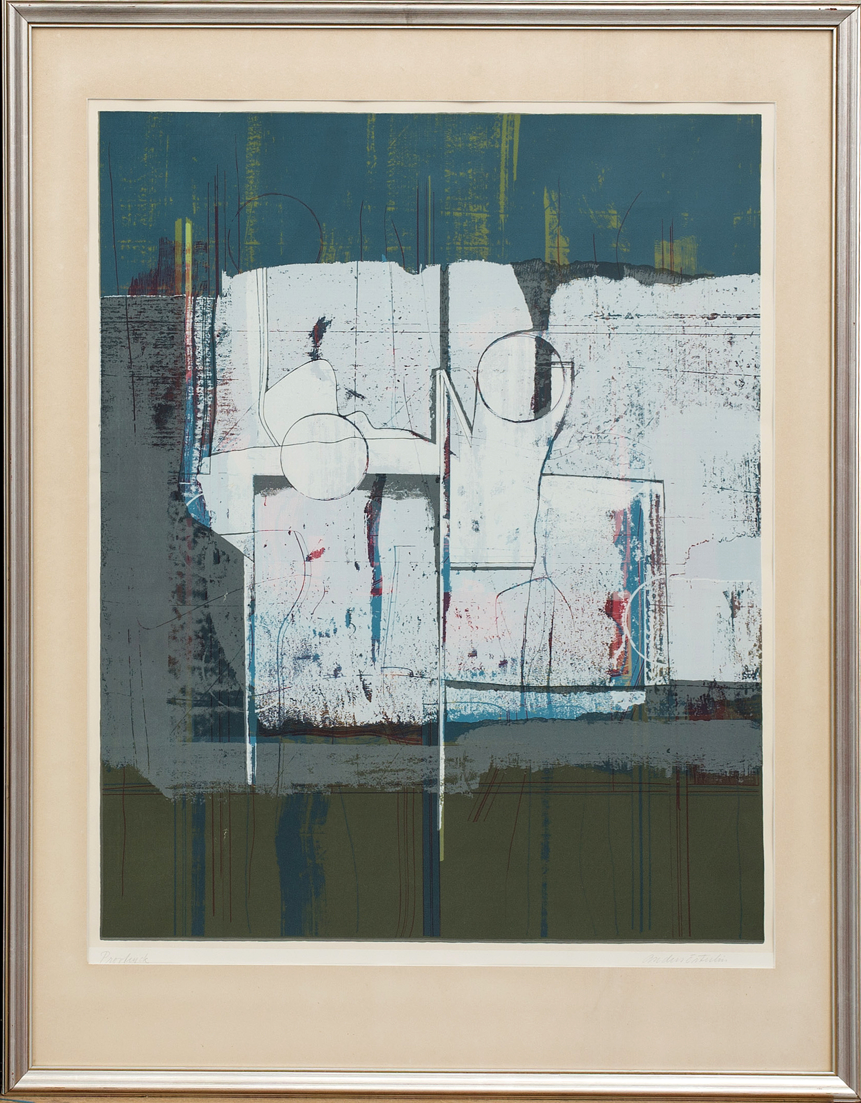 ANDERS ÖSTERLIN, color litograph, signesd. - Bukowskis