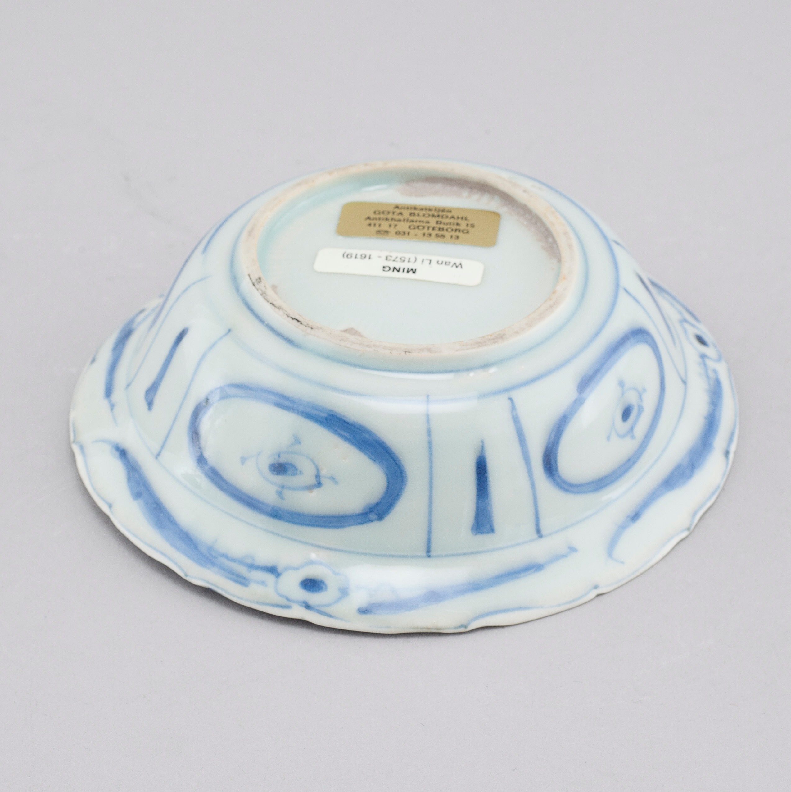 Dessert dish, porcelain, China, Wan Li (1573-1619). - Bukowskis