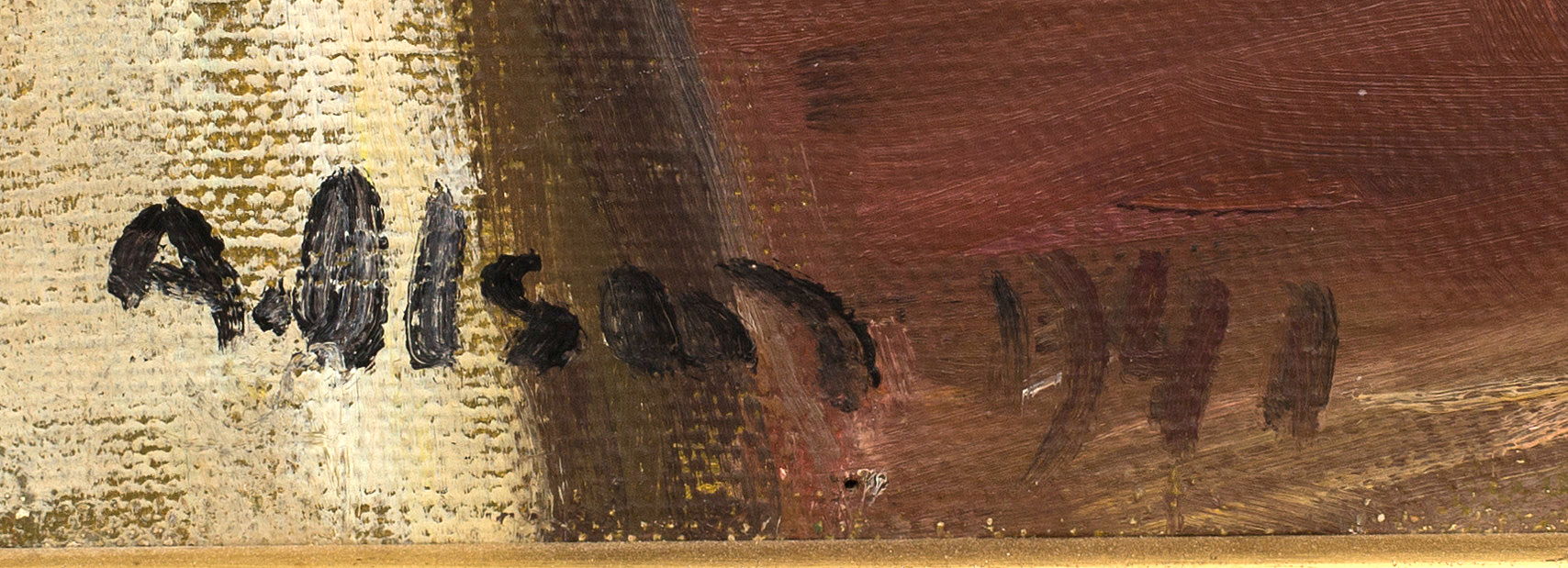 ANDERS OLSON, oil on canvas signed. - Bukowskis