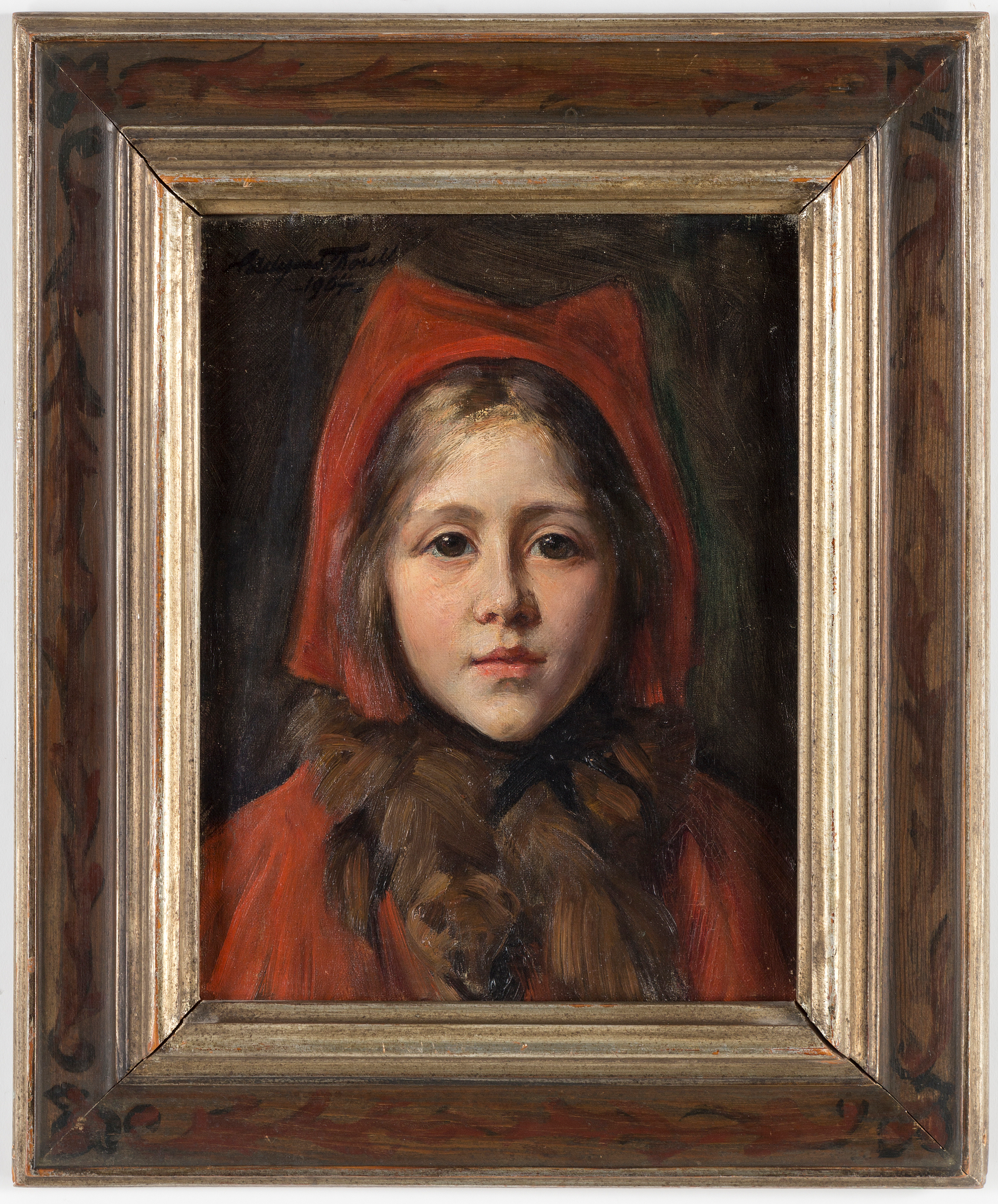 HILDEGARD THORELL, oil on canvas, signed and dated 1904. - Bukowskis