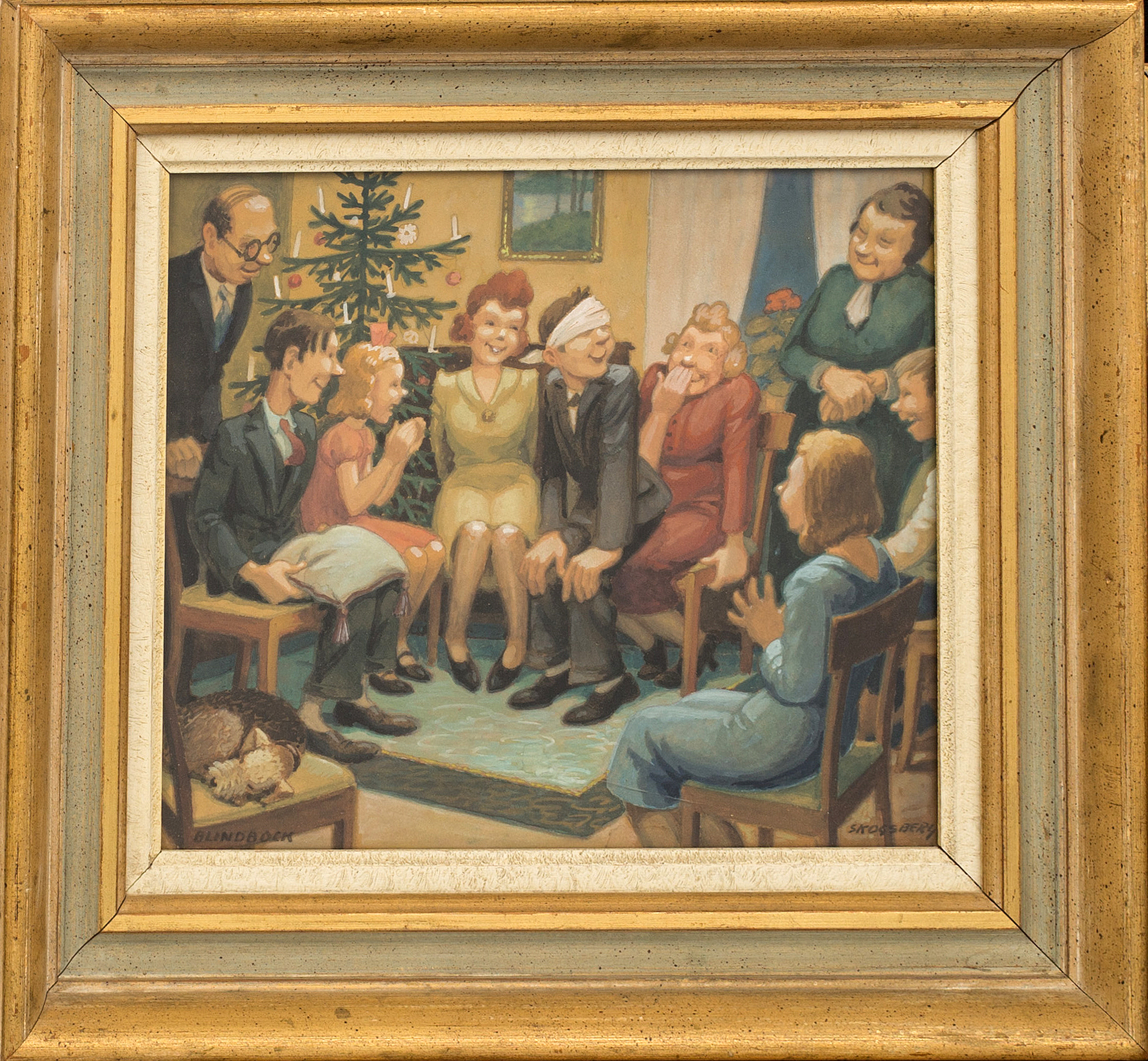 HARALD SKOGSBERG, water color, 2 pcs signed, - Bukowskis