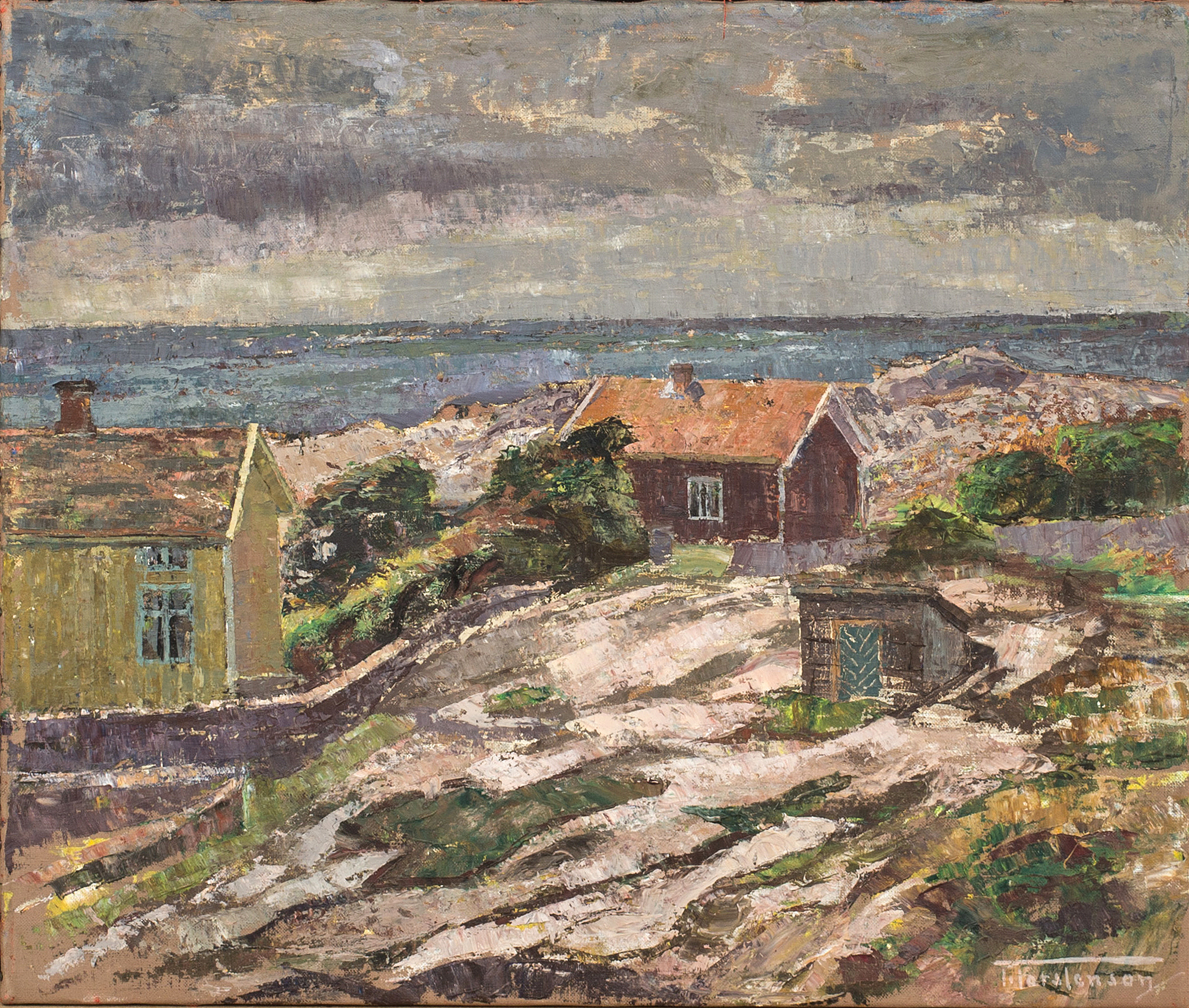 TORSTEN TORSTENSSON, signed painting. - Bukowskis