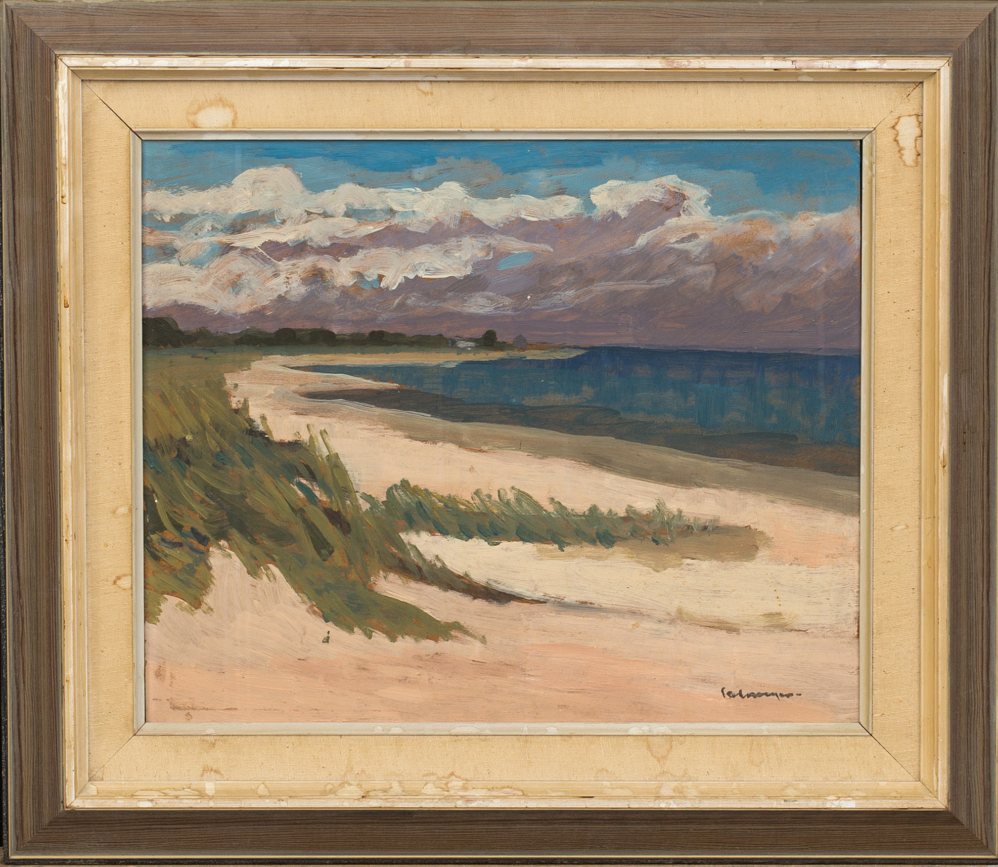 GÖSTA CALMEYER, signed painting. - Bukowskis