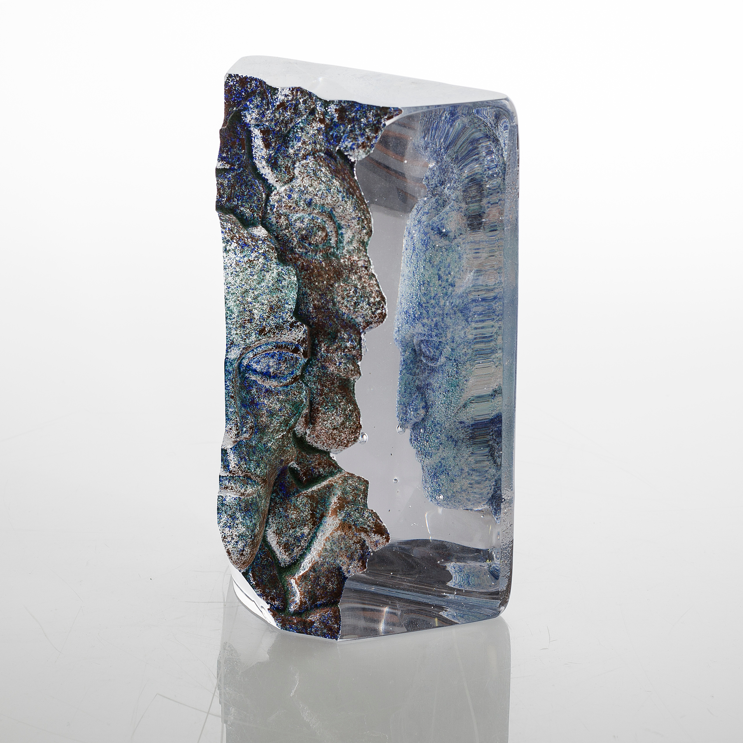 ANDERS SOLFORS, skulptur, glas, unik, signerad och daterad 2005 ...