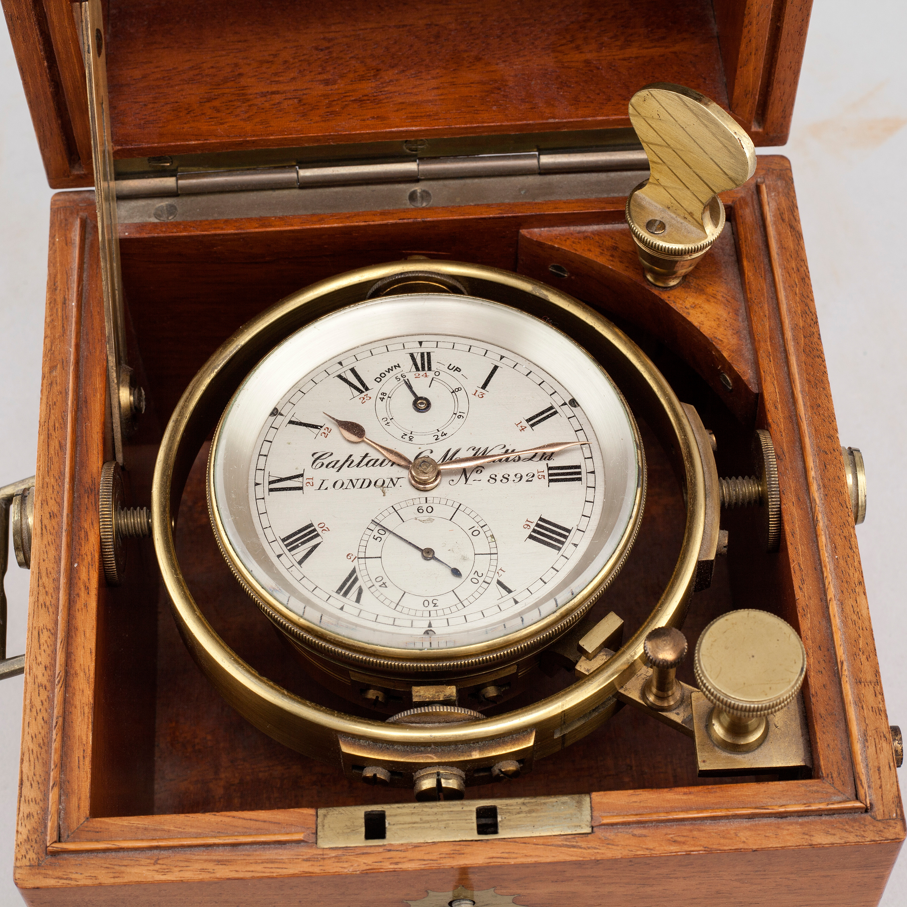 CAPTAIN O M WATTS LTD, London, ship watch, 84 mm. - Bukowskis