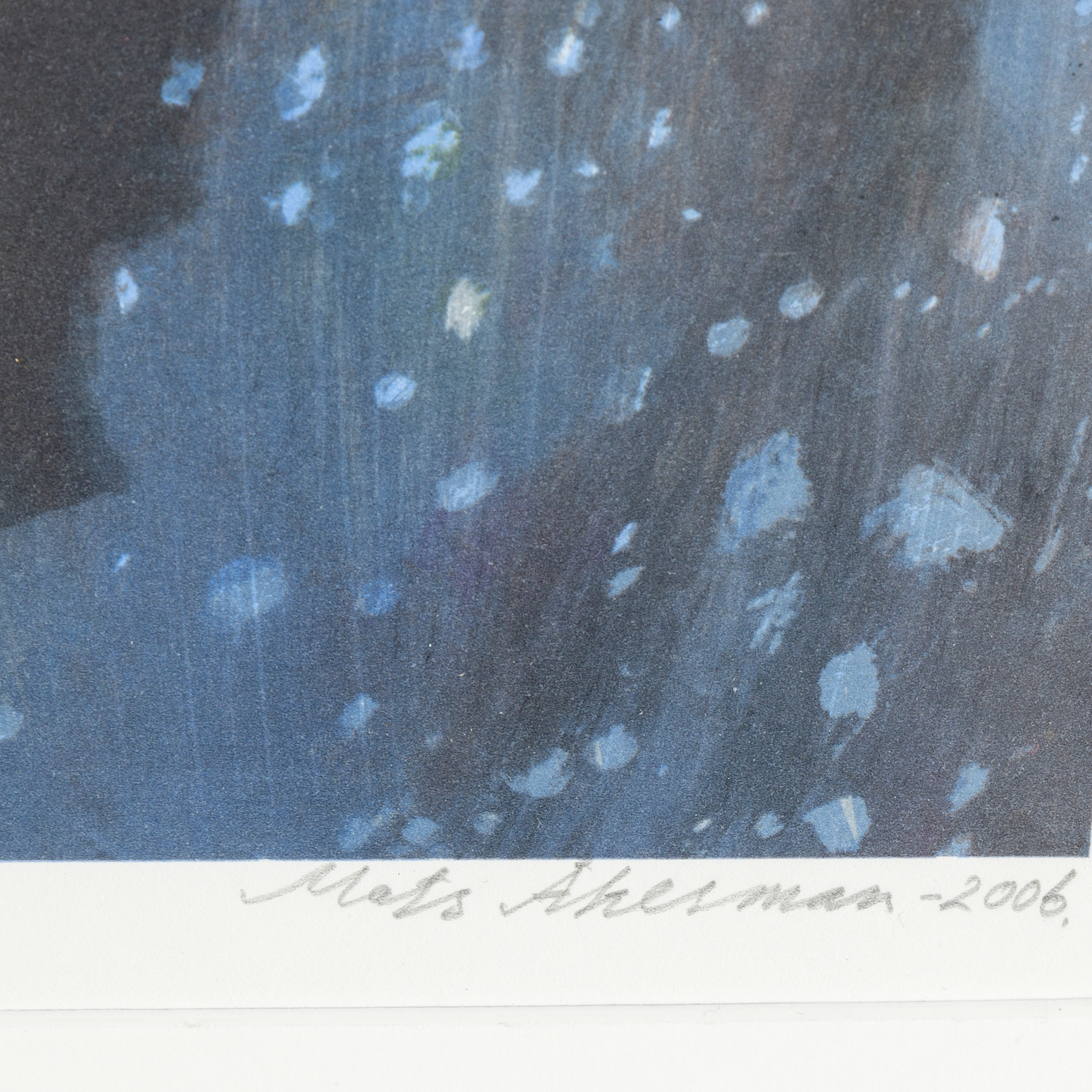 MATS ÅKERMAN, färglitografi, signerad Mats Åkerman, daterad -2006 och ...