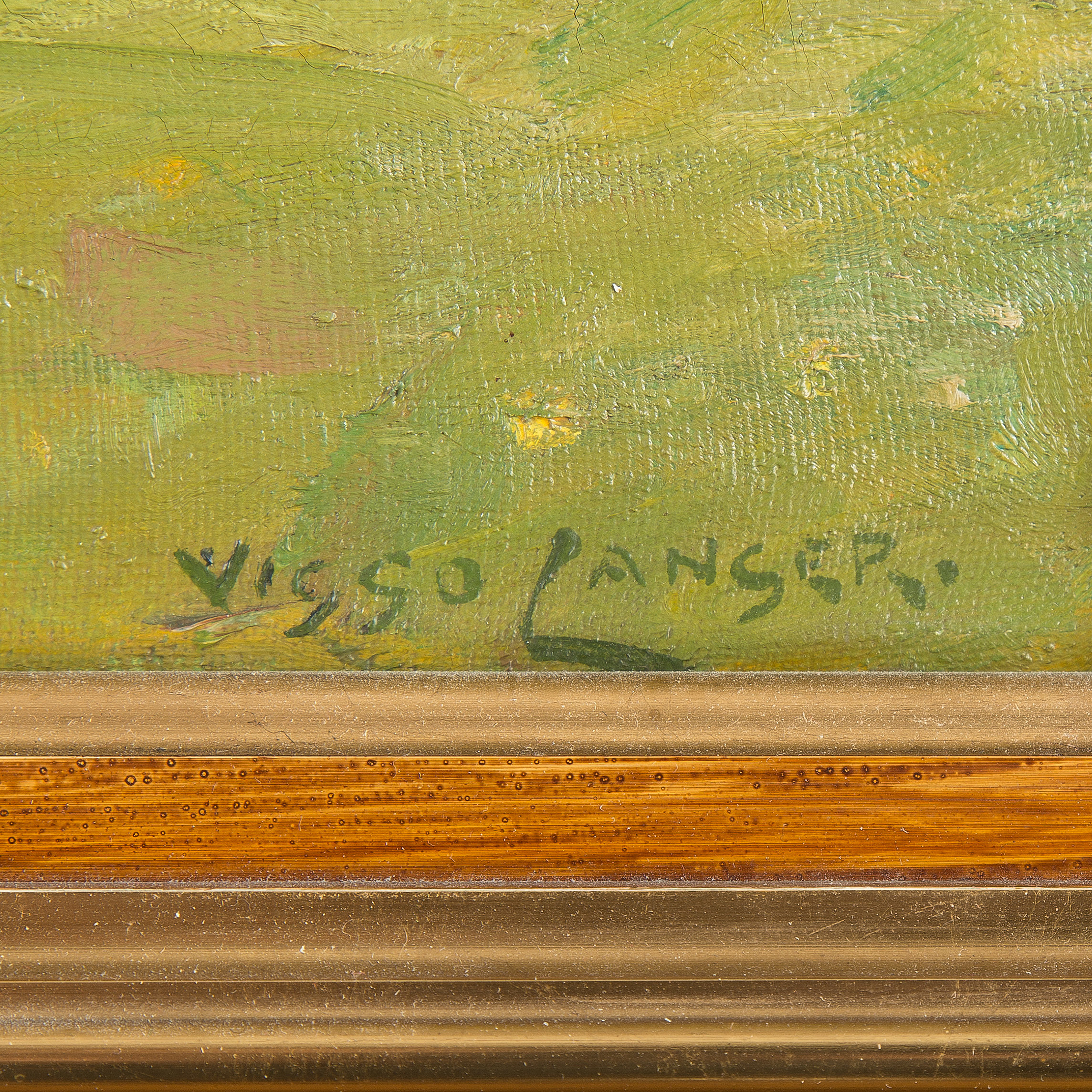 VIGGO LANGER, olja på duk, signerad, daterad atergo 1927. - Bukowskis