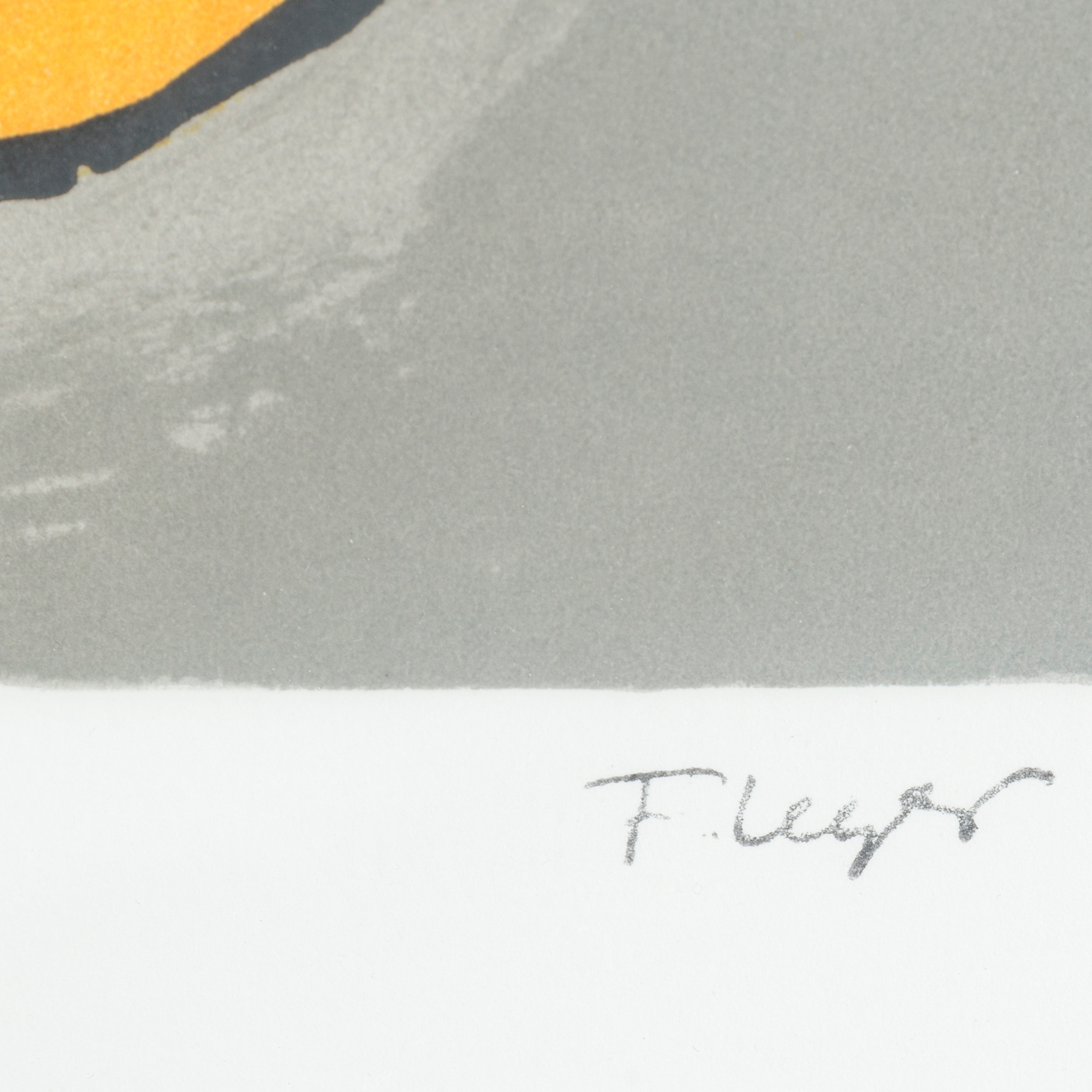 FERNAND LÉGER, colour litograph, printed signature, numbered 231/300 ...