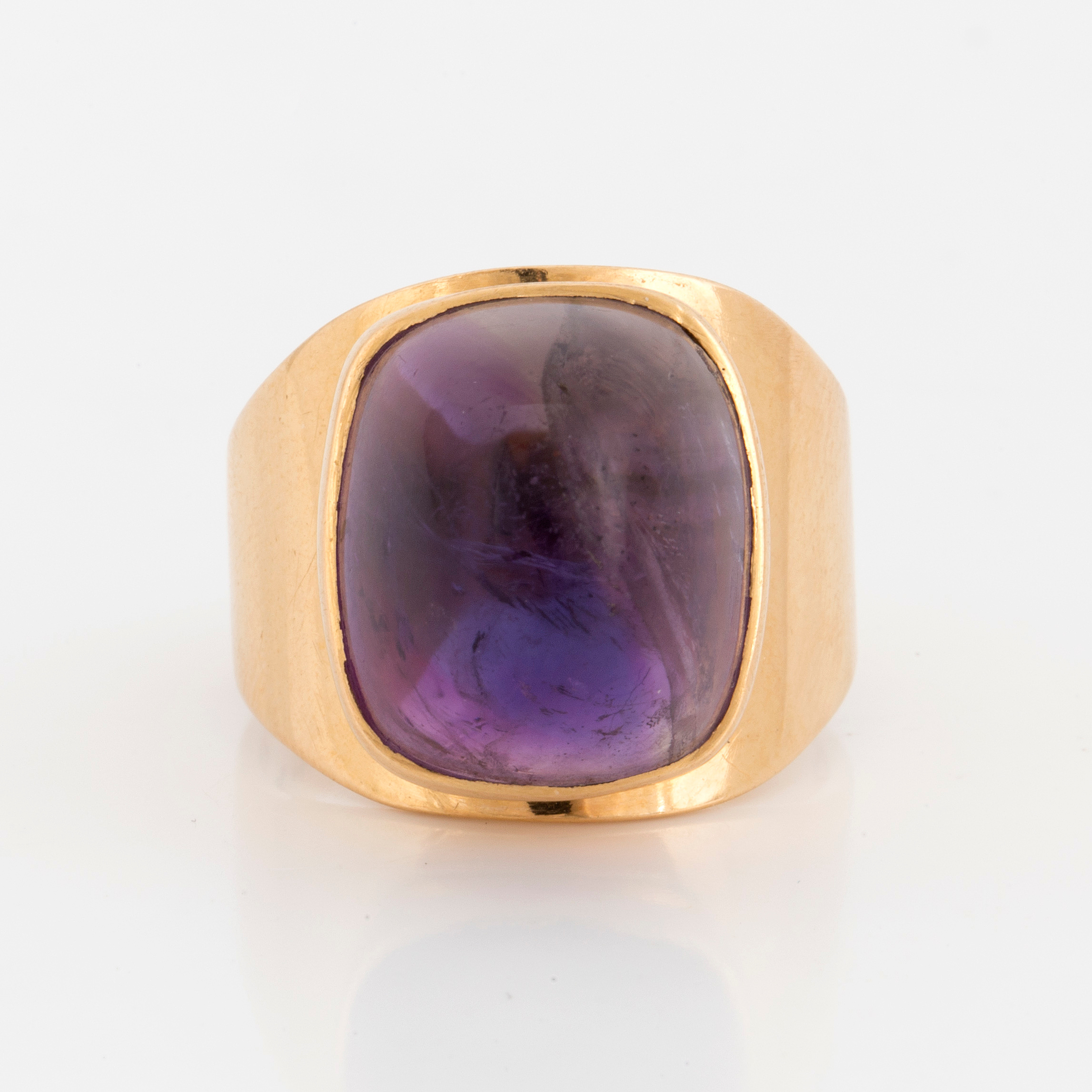 RING, med ametist. - Bukowskis