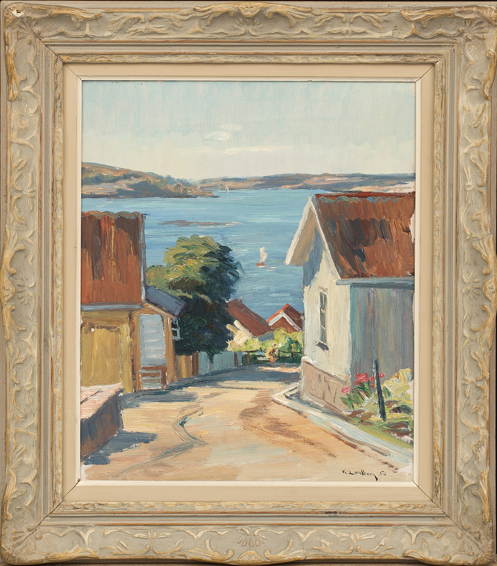 KARL LUNDBORG, oil on canvas, signed -50. - Bukowskis