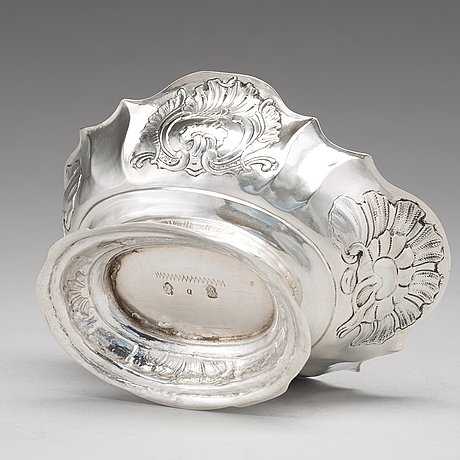 A Finnish silver bowl, unidentified makers mark most certanly Wiborg ...