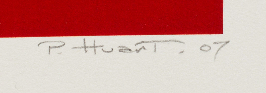 PHILIPPE HUART, colour serigraphe, signed and numbered 26/50, dated -07 ...