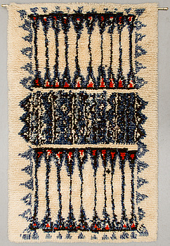 A long pile Finnish ryijy rug designed by Aini Suomi, 1960s. Circa ...