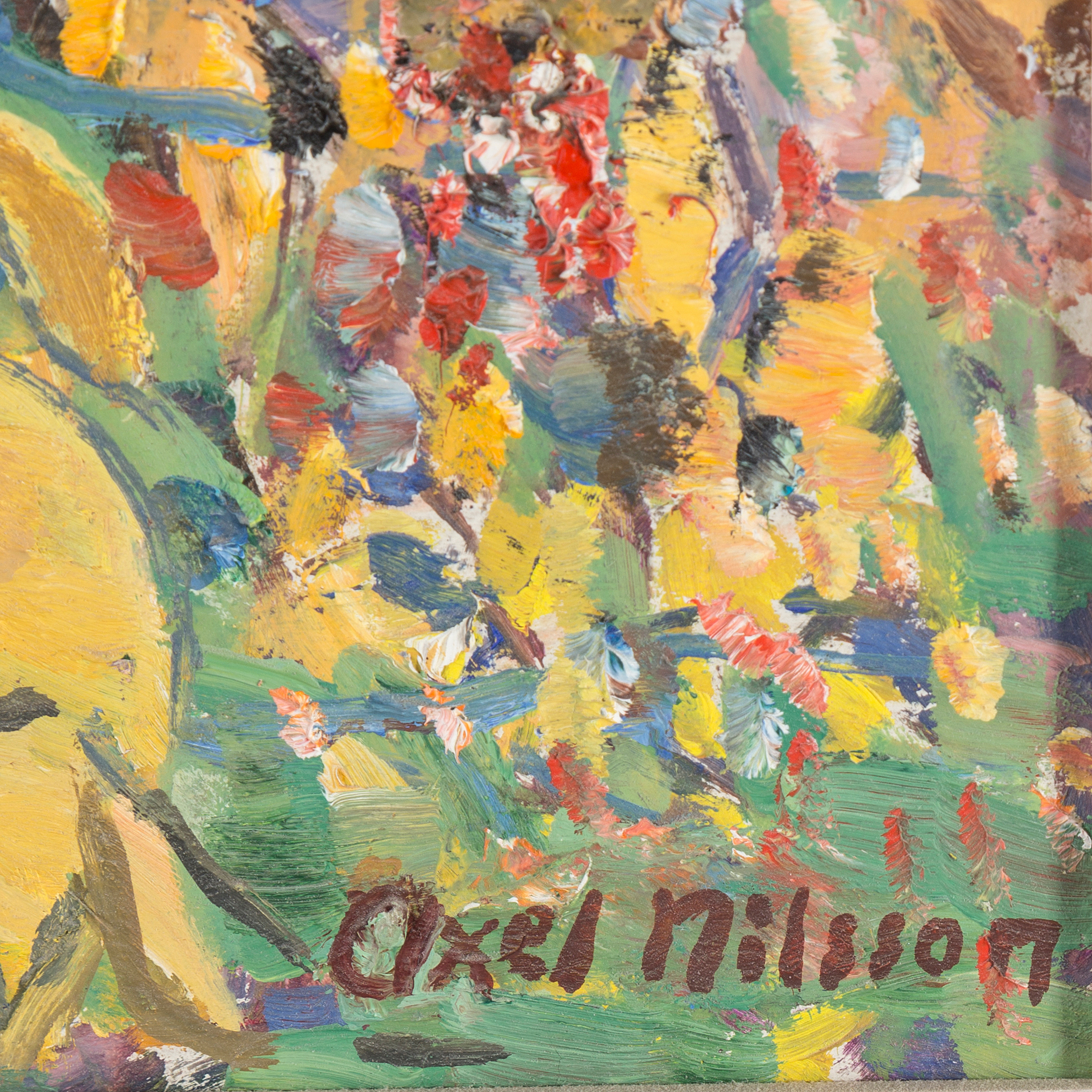 AXEL NILSSON, oil on panel, signed. - Bukowskis