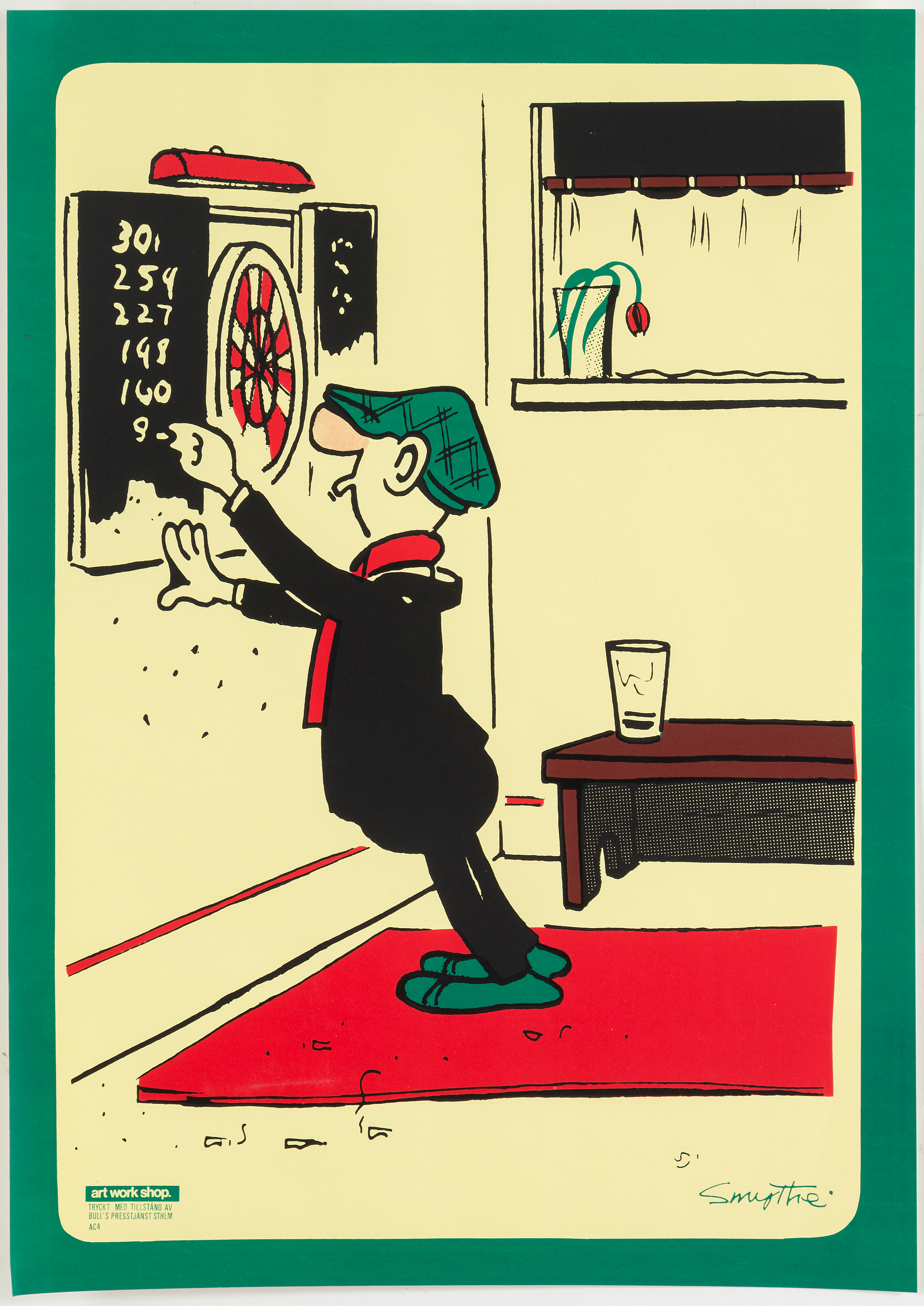 Five 'Tuffa Viktor' posters from Bull's Presstjänst, Art Work Shop ...