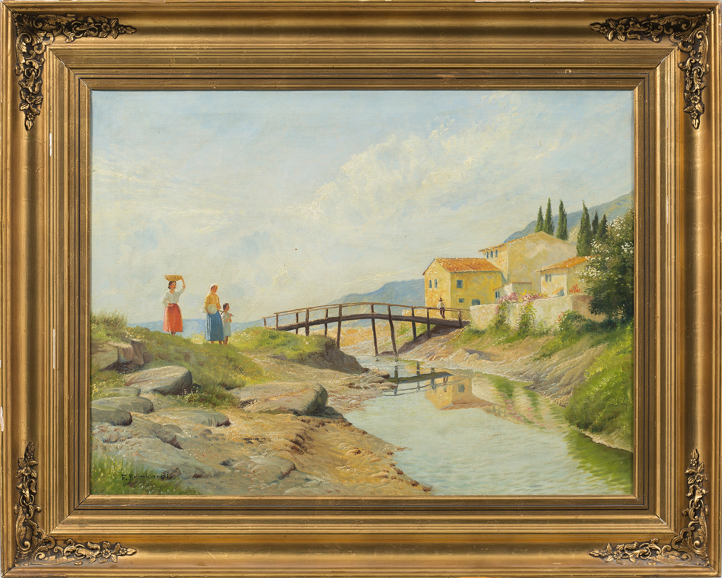 NIELS WALSETH (pen name Bricardi), oil on canvas, signed. - Bukowskis