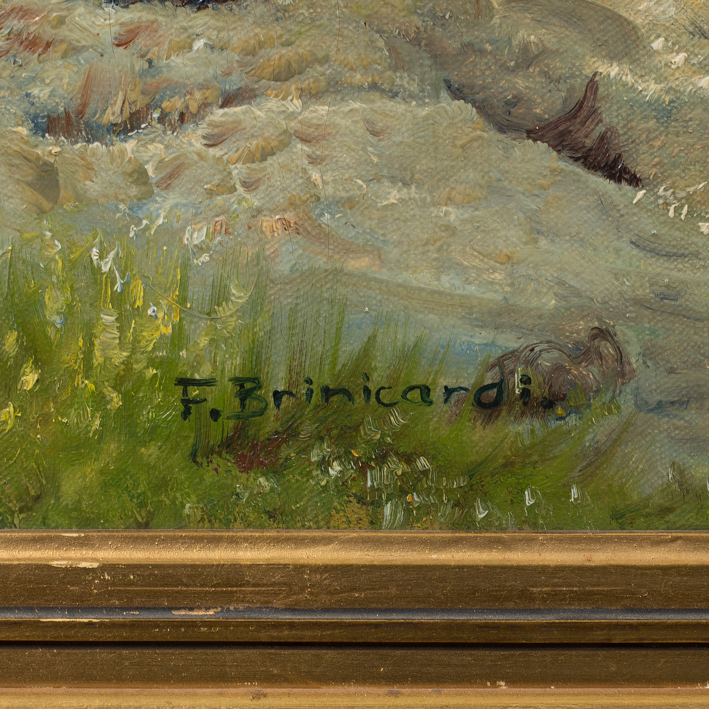 NIELS WALSETH (pen name Bricardi), oil on canvas, signed. - Bukowskis