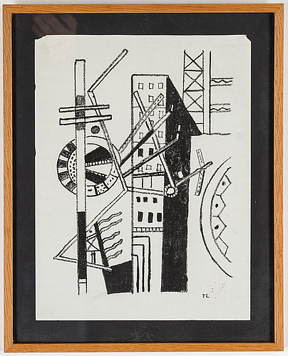 FERNAND LÉGER, lithograph, signed. - Bukowskis