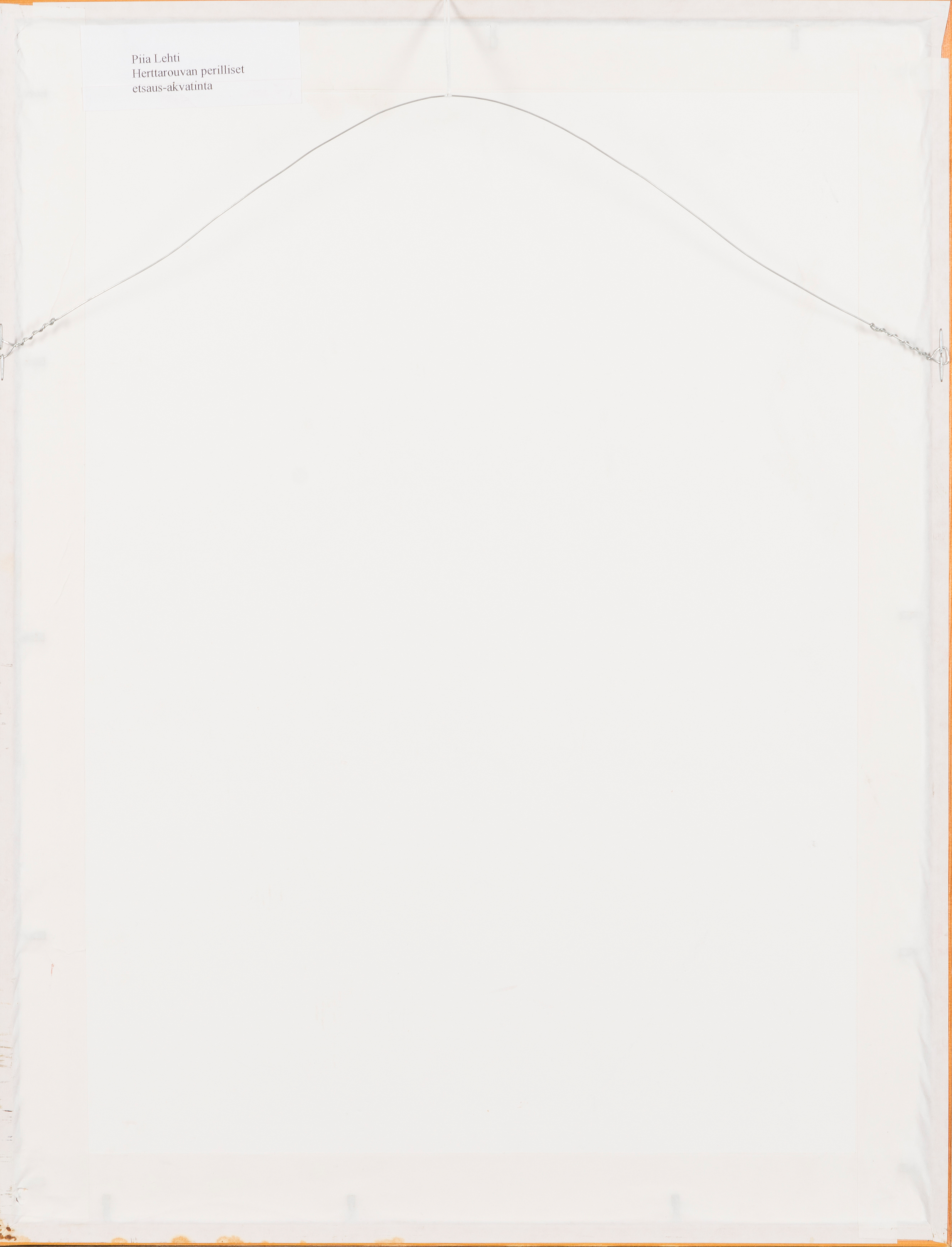 PIIA LEHTI, etching and aquatint, signed and dated 2003, numbered 10/ ...