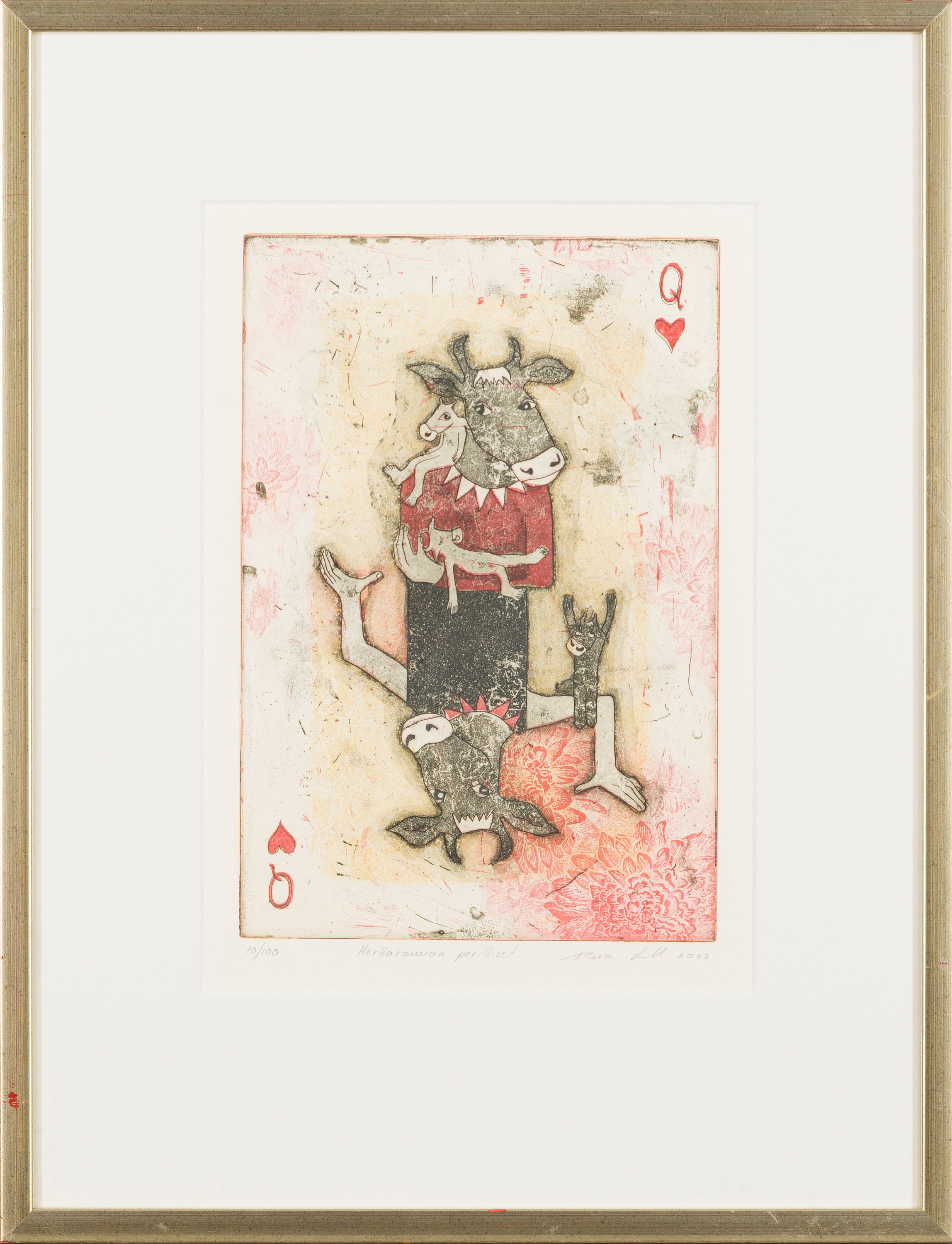 PIIA LEHTI, etsaus ja akvatinta, signeerattu ja päivätty 2003 ...