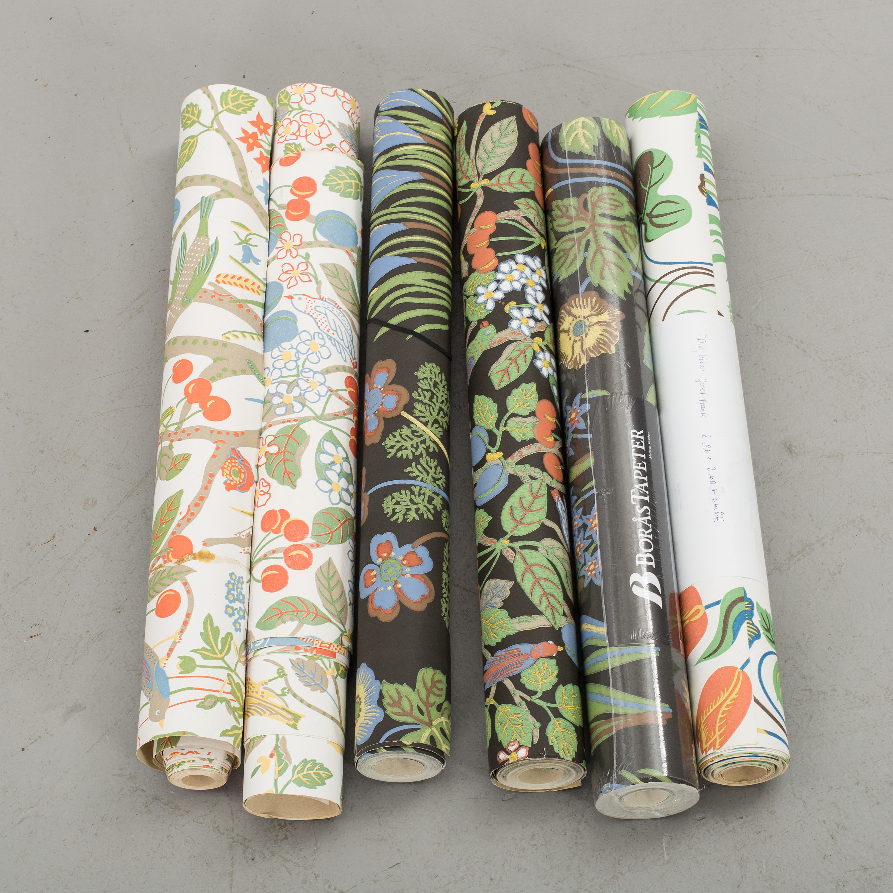 JOSEF FRANK, wallpaper, six rolls, contemporary. - Bukowskis