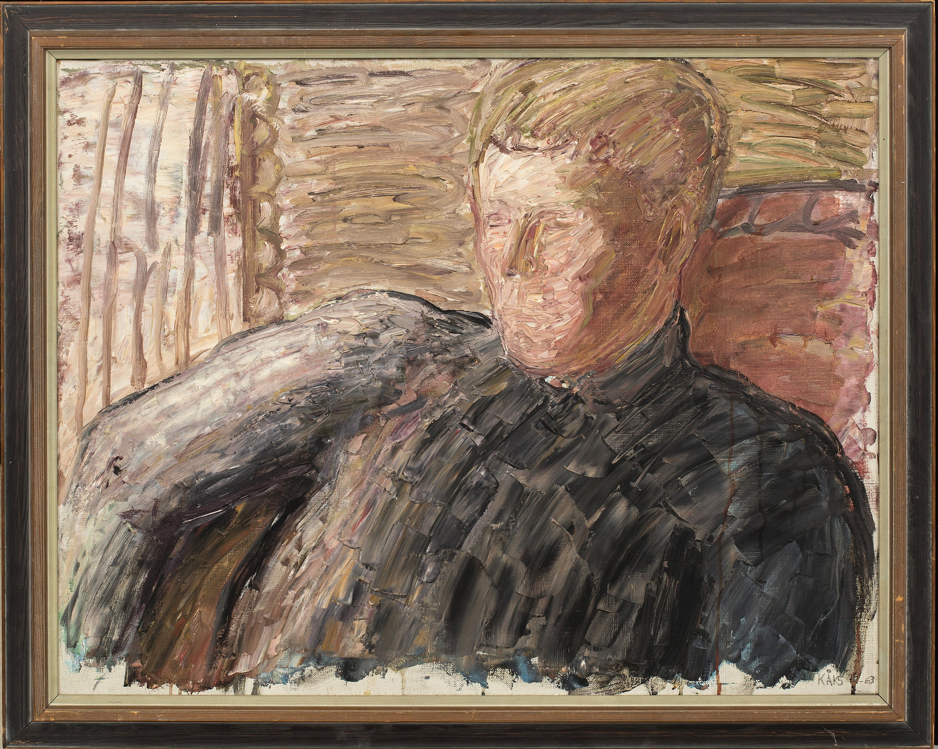 OLLE KÅKS, signed painting -63. - Bukowskis