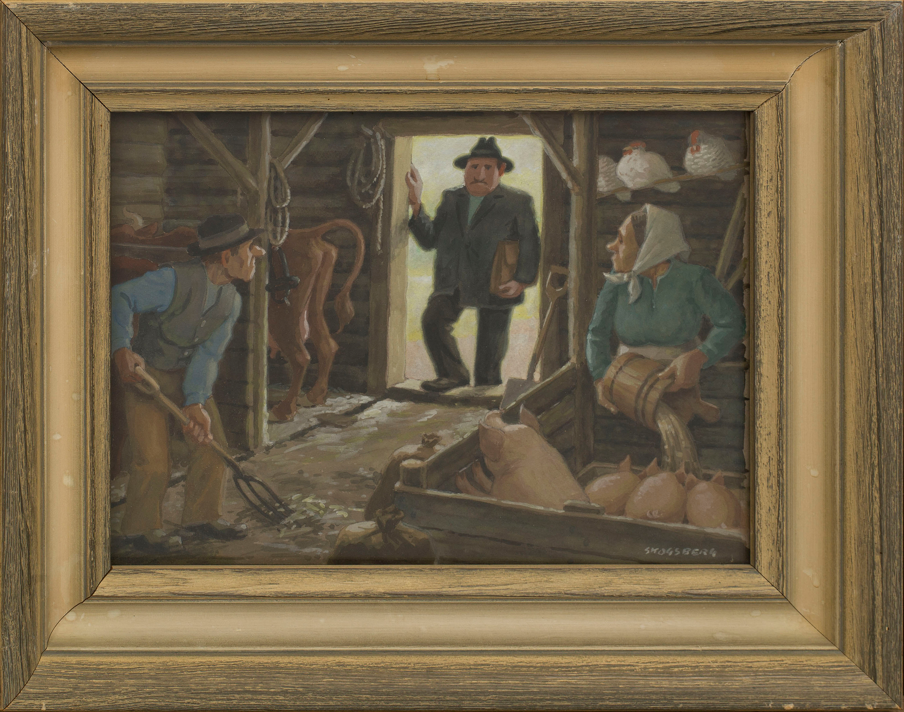 HARALD SKOGSBERG, 2 st, akvareller, signerade. - Bukowskis