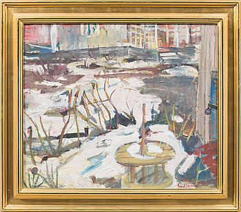 ERIC HALLSTRÖM, olja på duk, signerad. - Bukowskis