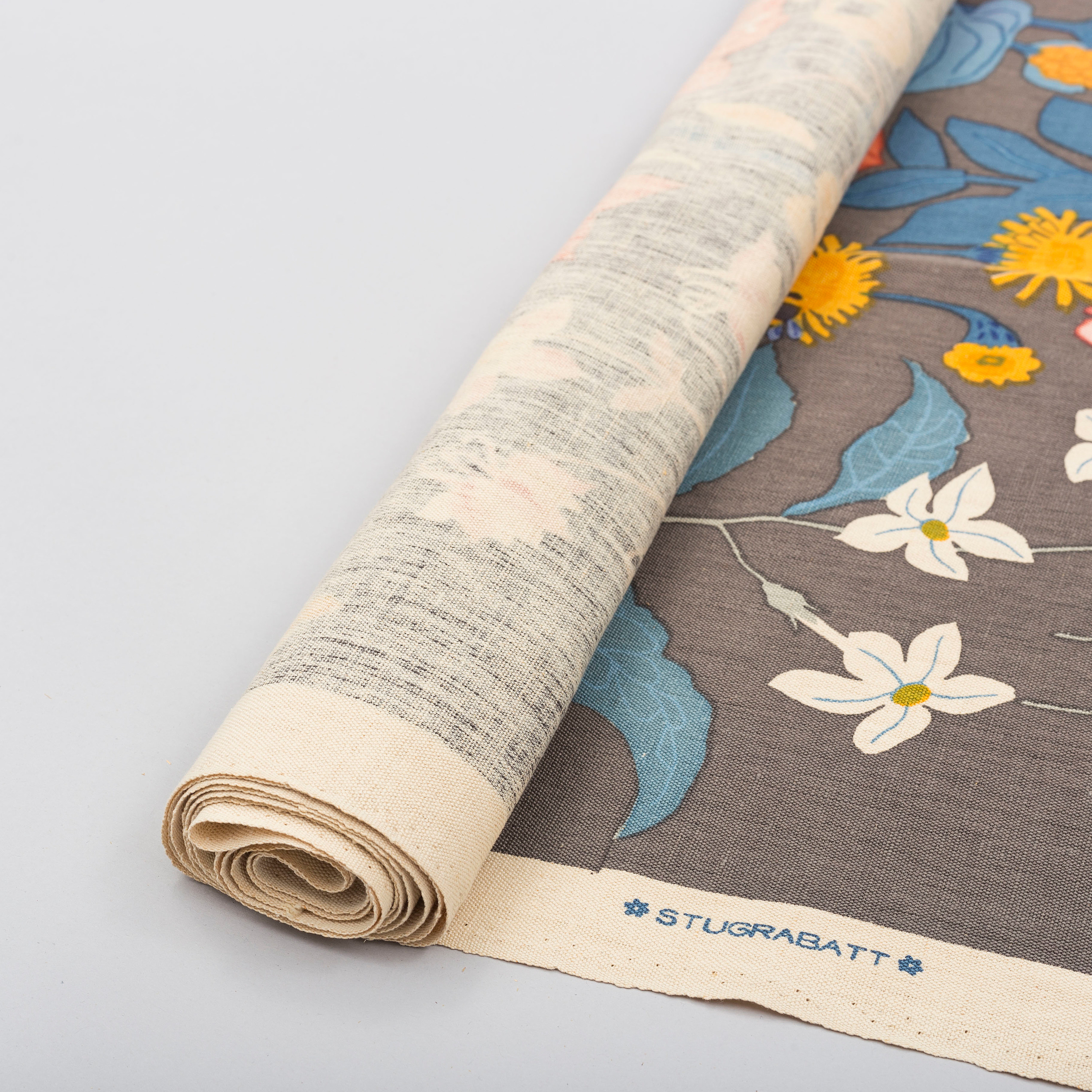 GOCKEN JOBS, a 'Stugrabatt' fabric from Jobs handtryck, Leksand ...