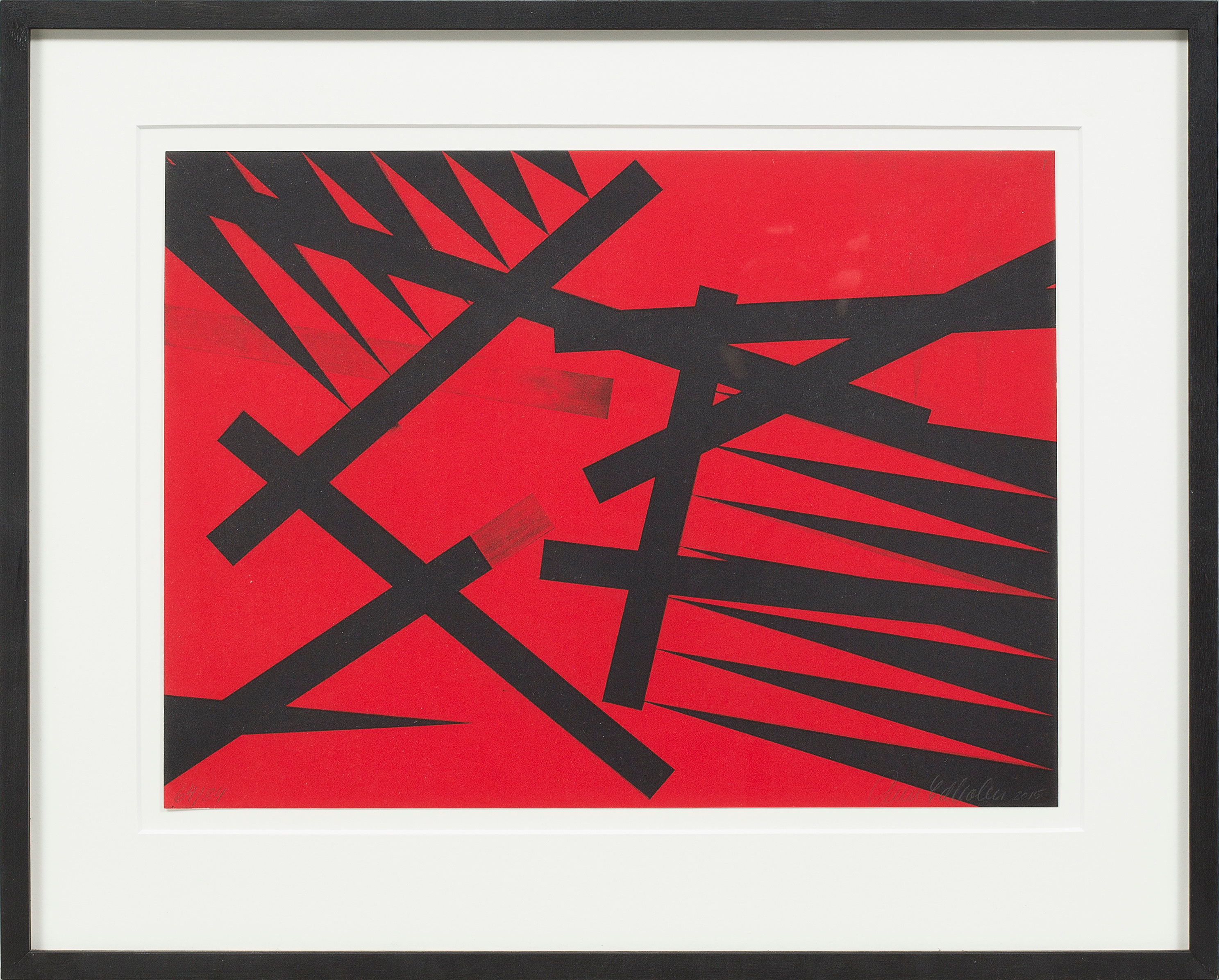 ANN EDHOLM, litografi, signerad och numrerad 64/84, daterad 2015 ...