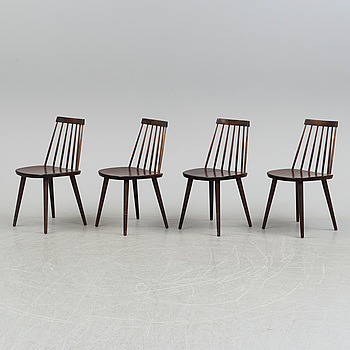 Four 'Pinocchio' chairs by Yngve Ekström. - Bukowskis