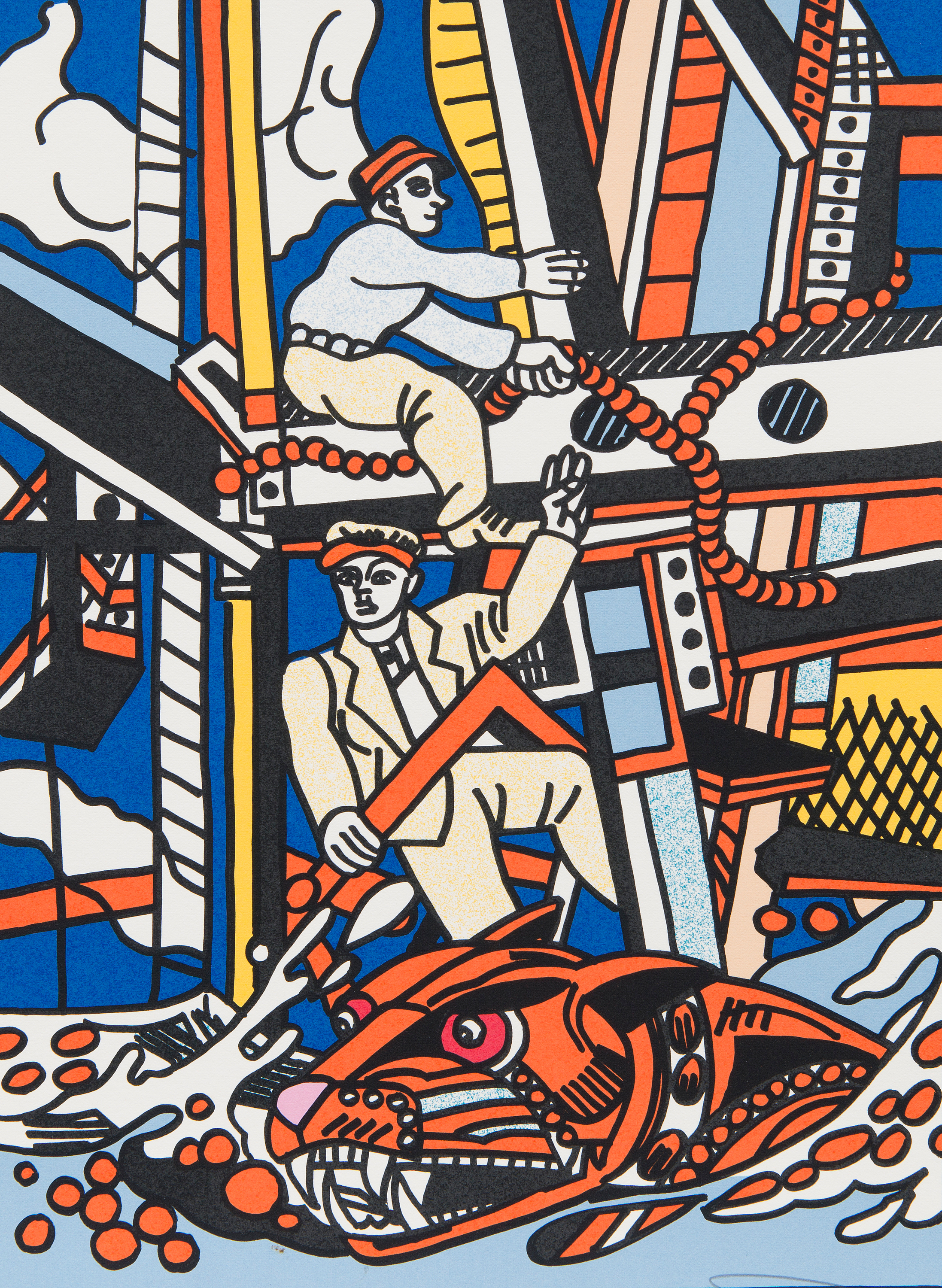 GUDMUNDUR ERRÓ, 3 st serigrafier, signerade 1994 och numrerade 77/200 ...