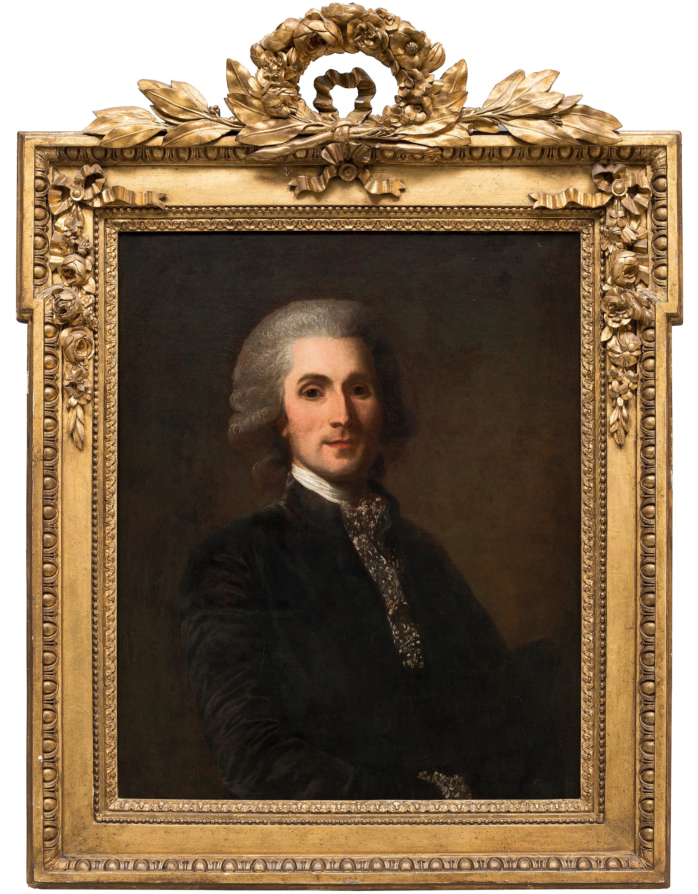 Alexander Roslin, Portrait of Claude-François Martineau de Floriant ...