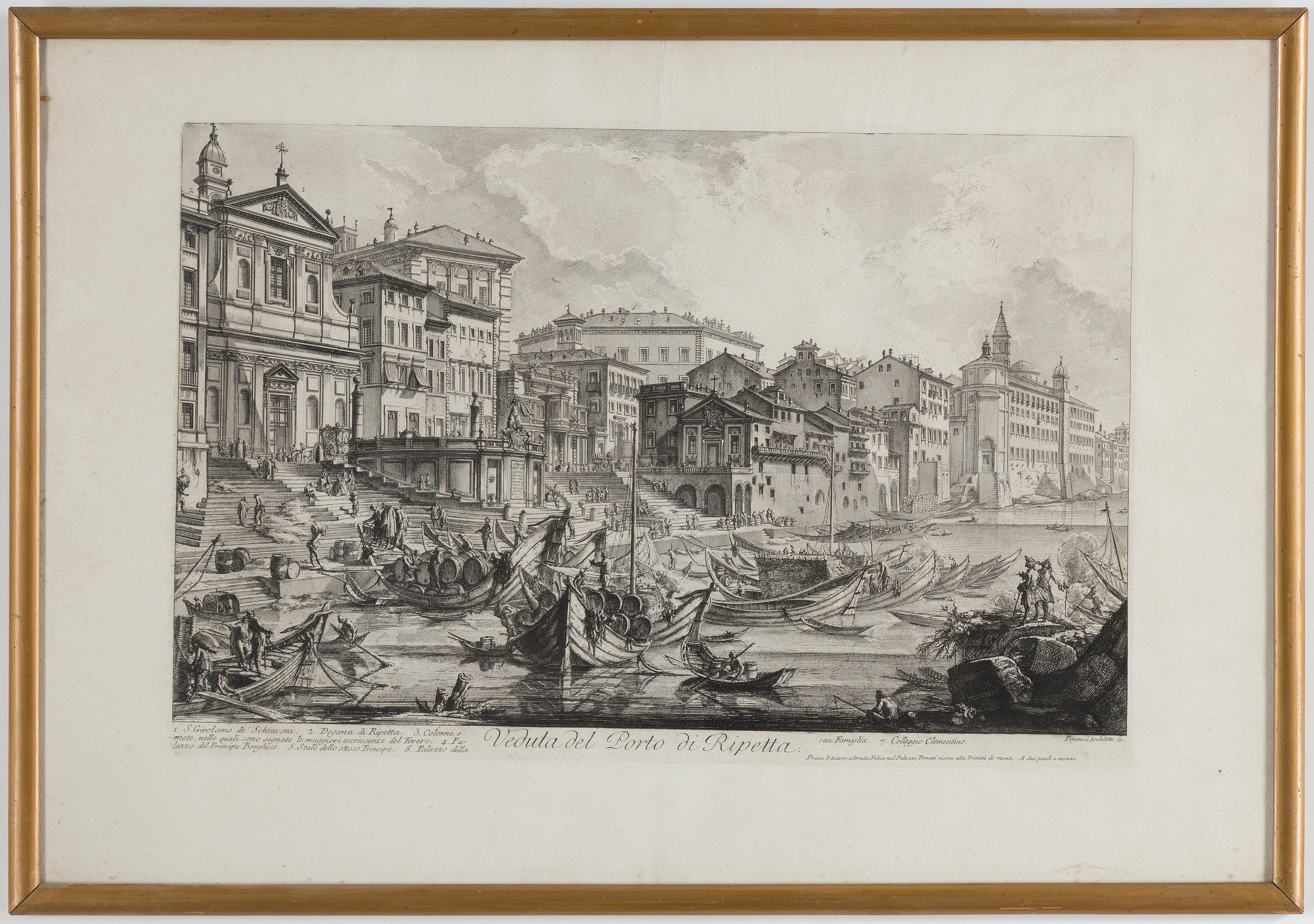GIOVANNI BATTISTA PIRANESI, engraving, second half of the 18th century ...