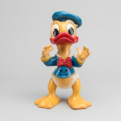 KALLE ANKA-FIGUR, plast, Walt Disney Prod. 1968. - Bukowskis