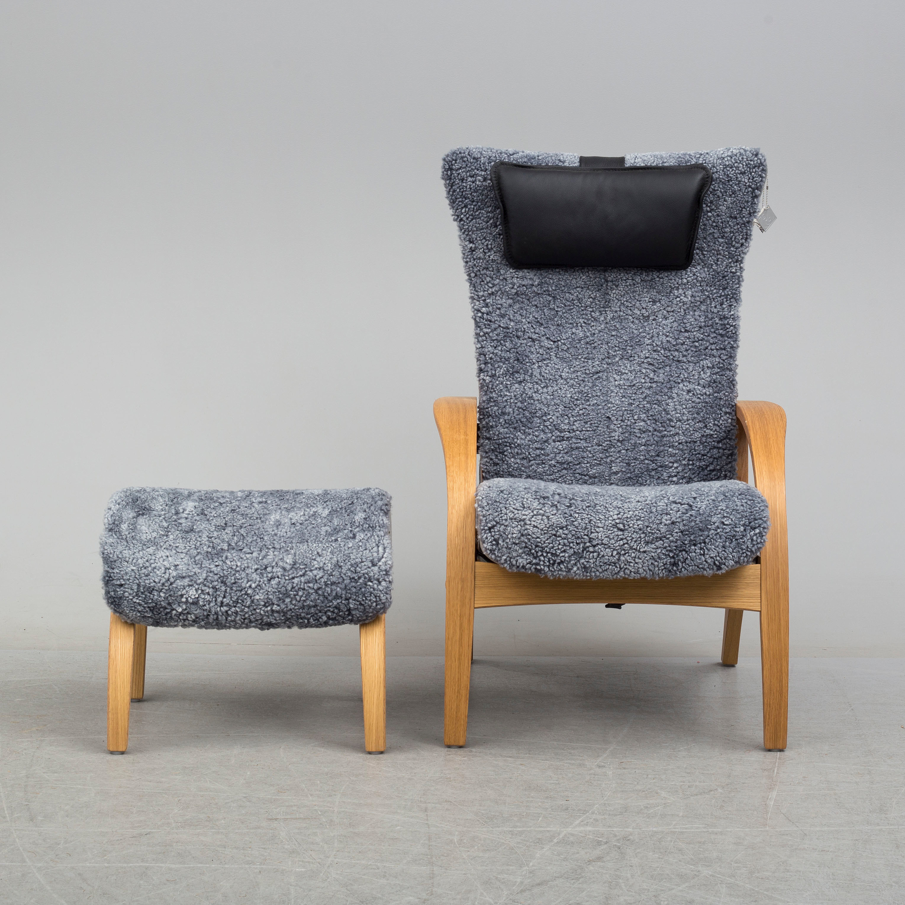 An easy chair and foot stool 'Delta Adventure' from Brunstad, Norway ...