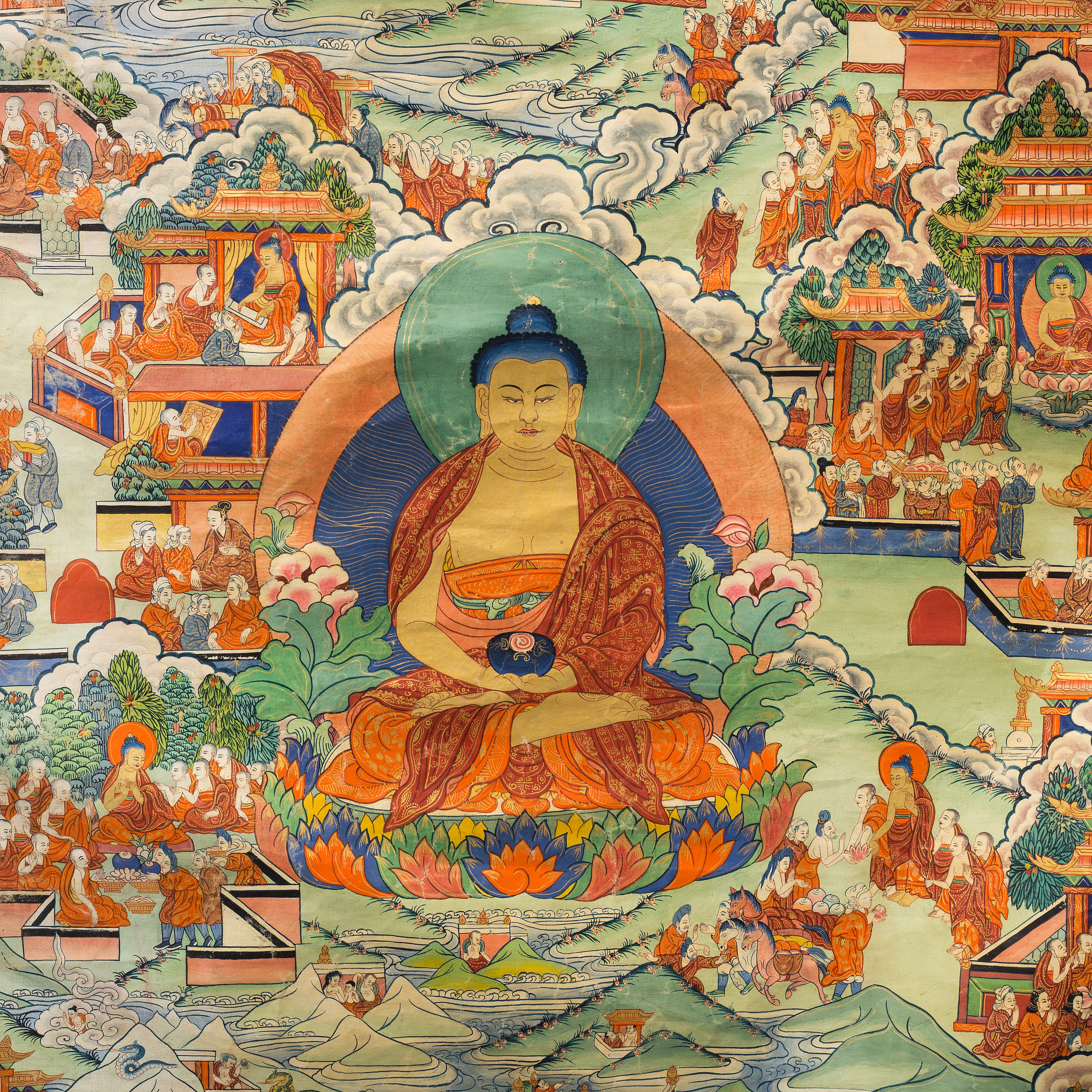 A tanka, China, first half of the 20th century. - Bukowskis