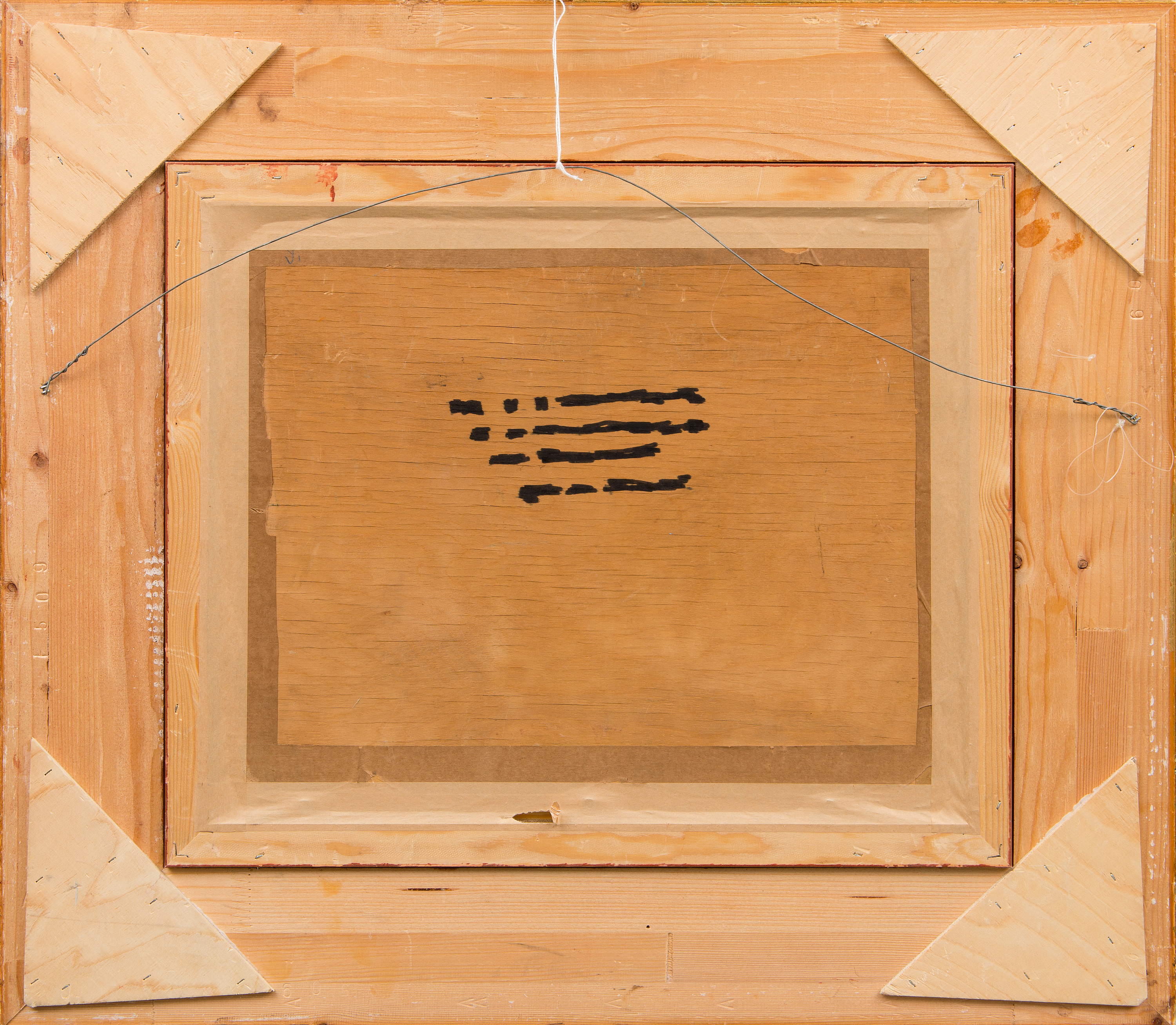 ARVO MAKKONEN, olja på pannå, signerad och daterad Suursaari -29 ...