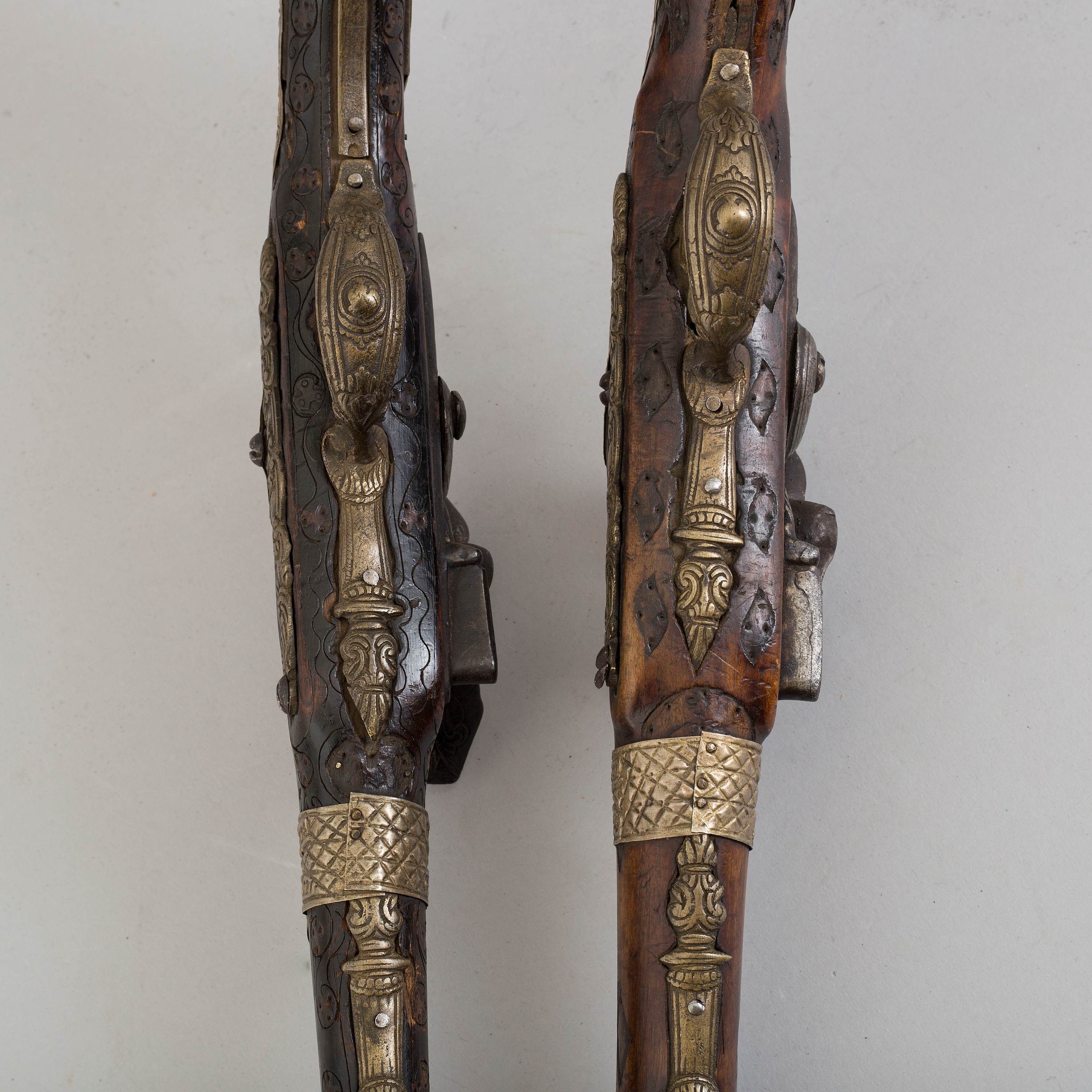 5 19th/20th century oriental flintlock pistols. - Bukowskis