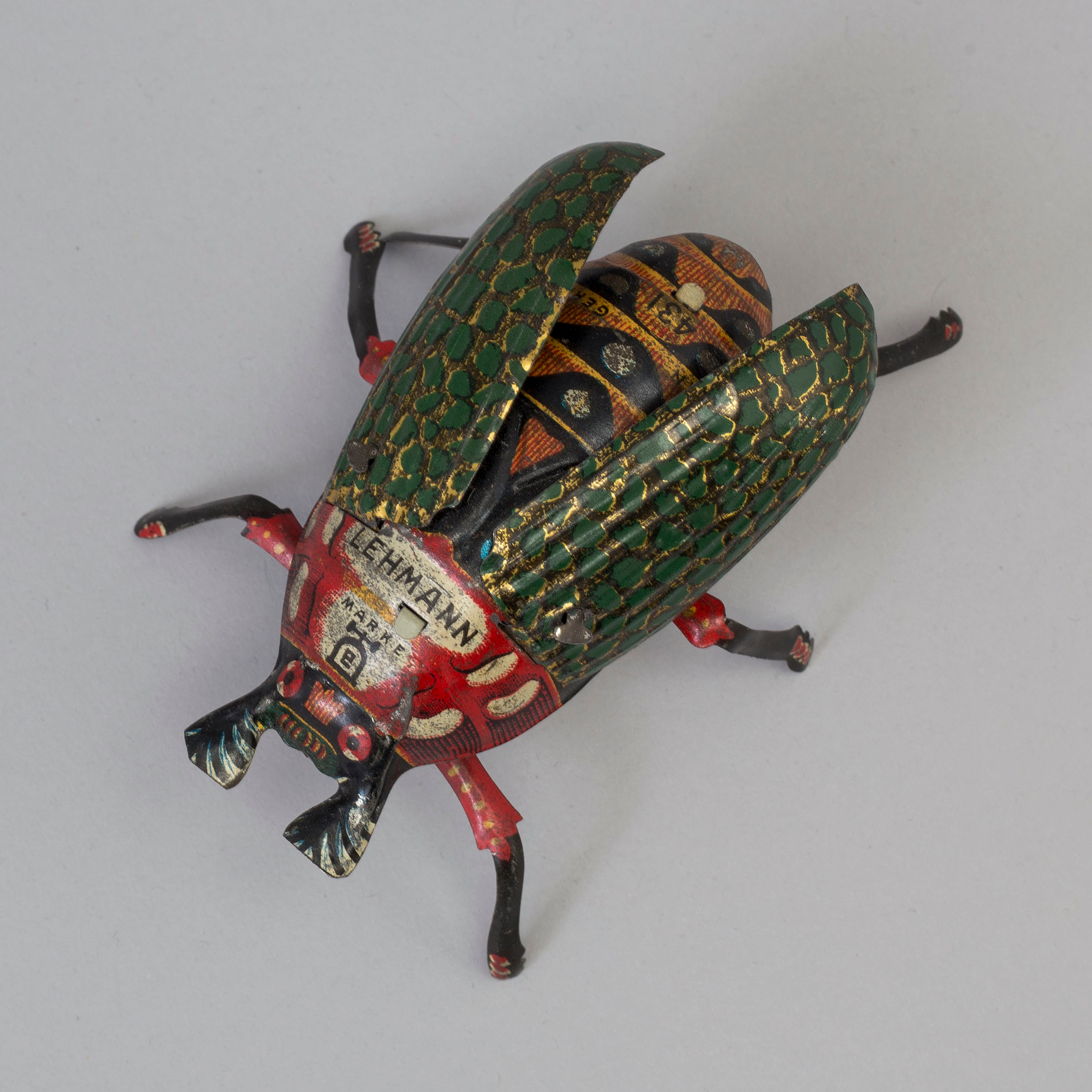 A tin toy beetle, Lehman, first half of the 20th century. - Bukowskis