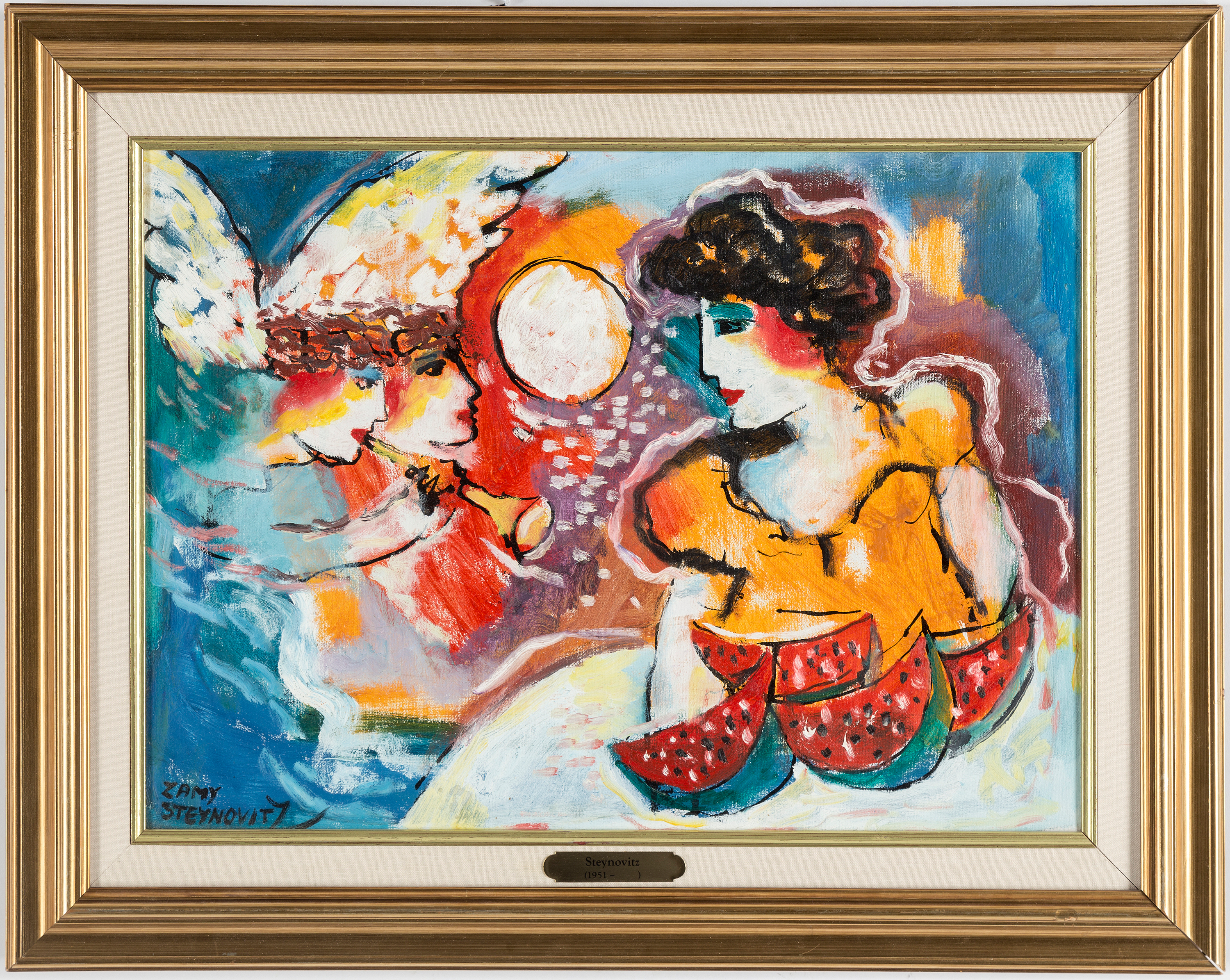 ZAMY STEYNOVITZ, oil on canvas, signed. - Bukowskis