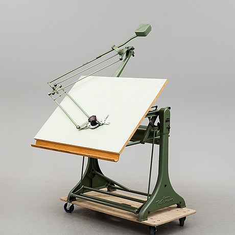 A drawing table from Franz Kuhlmann KG, Wilhelmshaven, Germany, mid ...