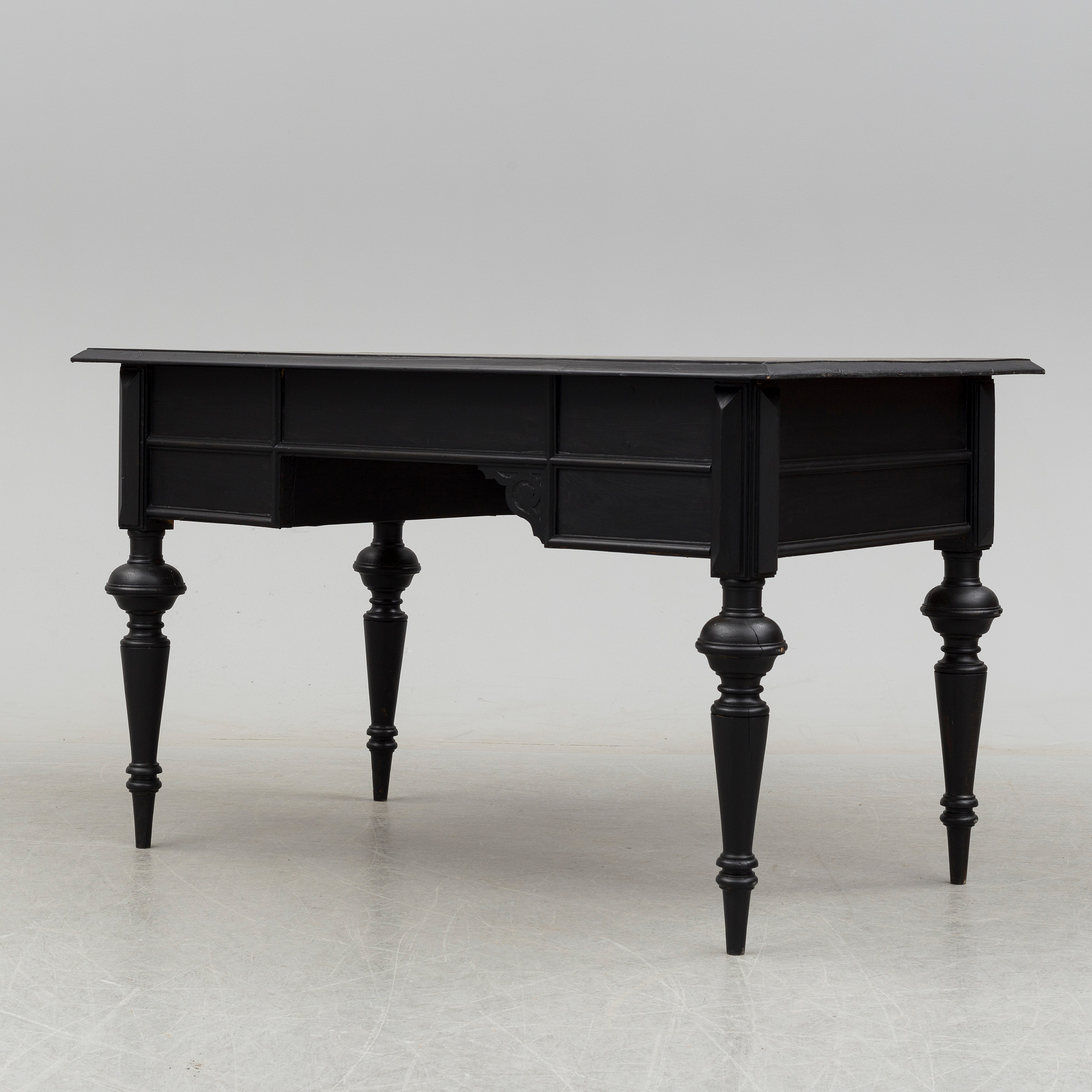 a painted neo Renaissance writing desk from the late 19th century ...