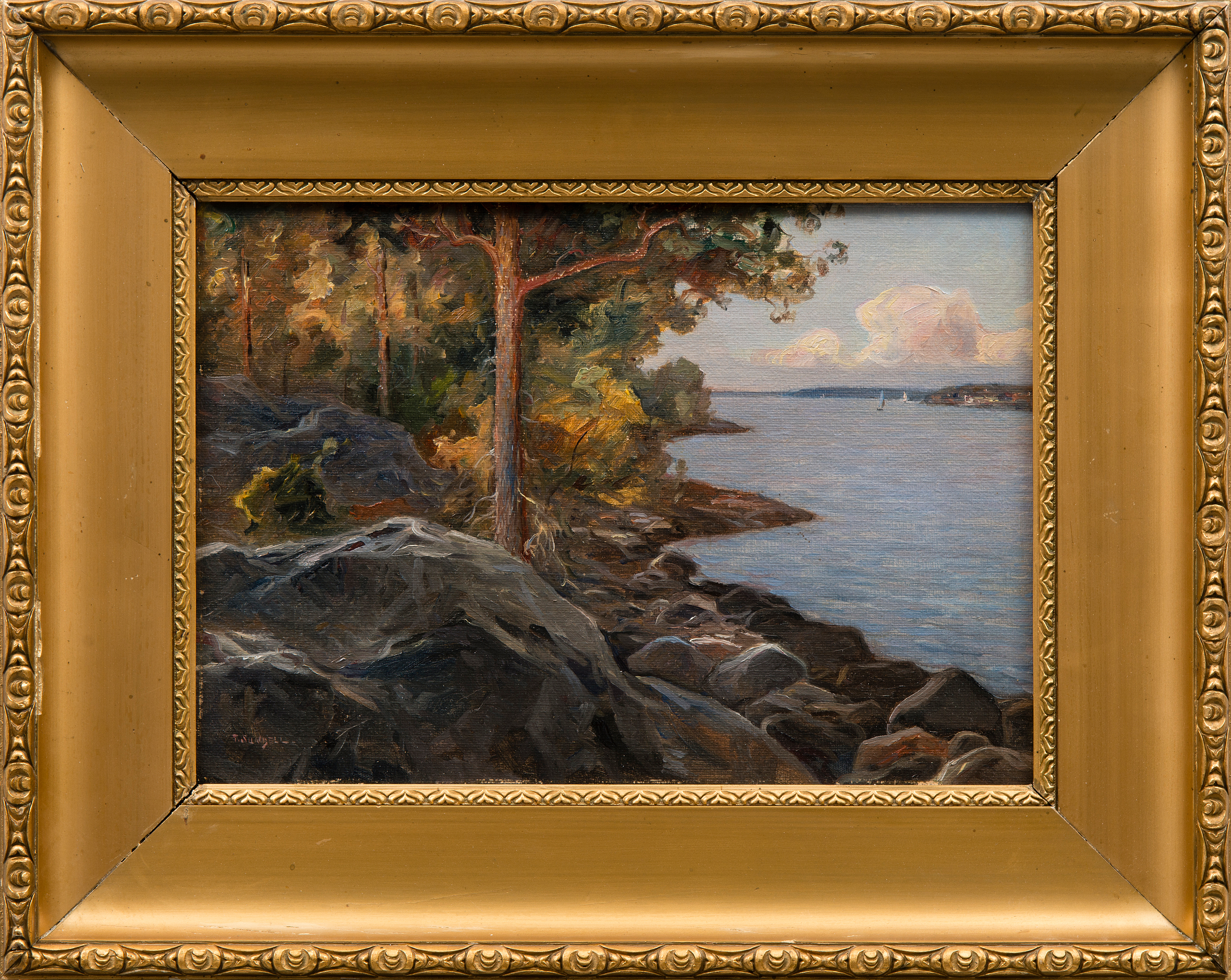 THURE SUNDELL, öljy levylle, signeerattu. - Bukowskis