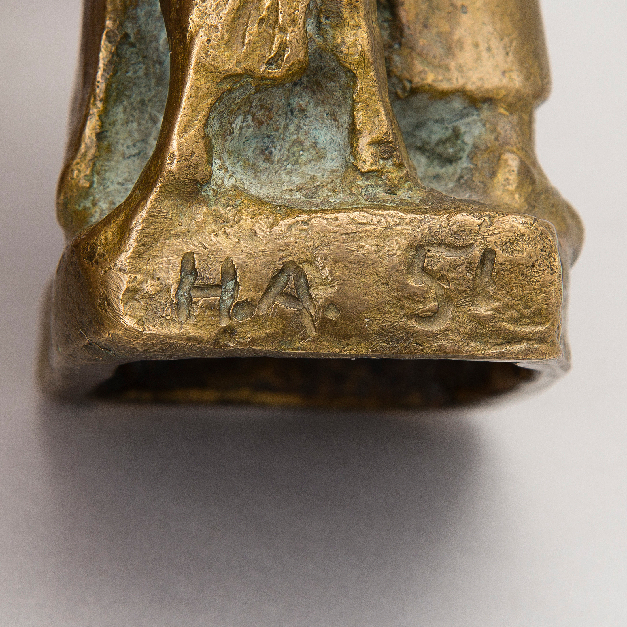 HANNES AUTERE, bronze, signed and dated - 51. - Bukowskis