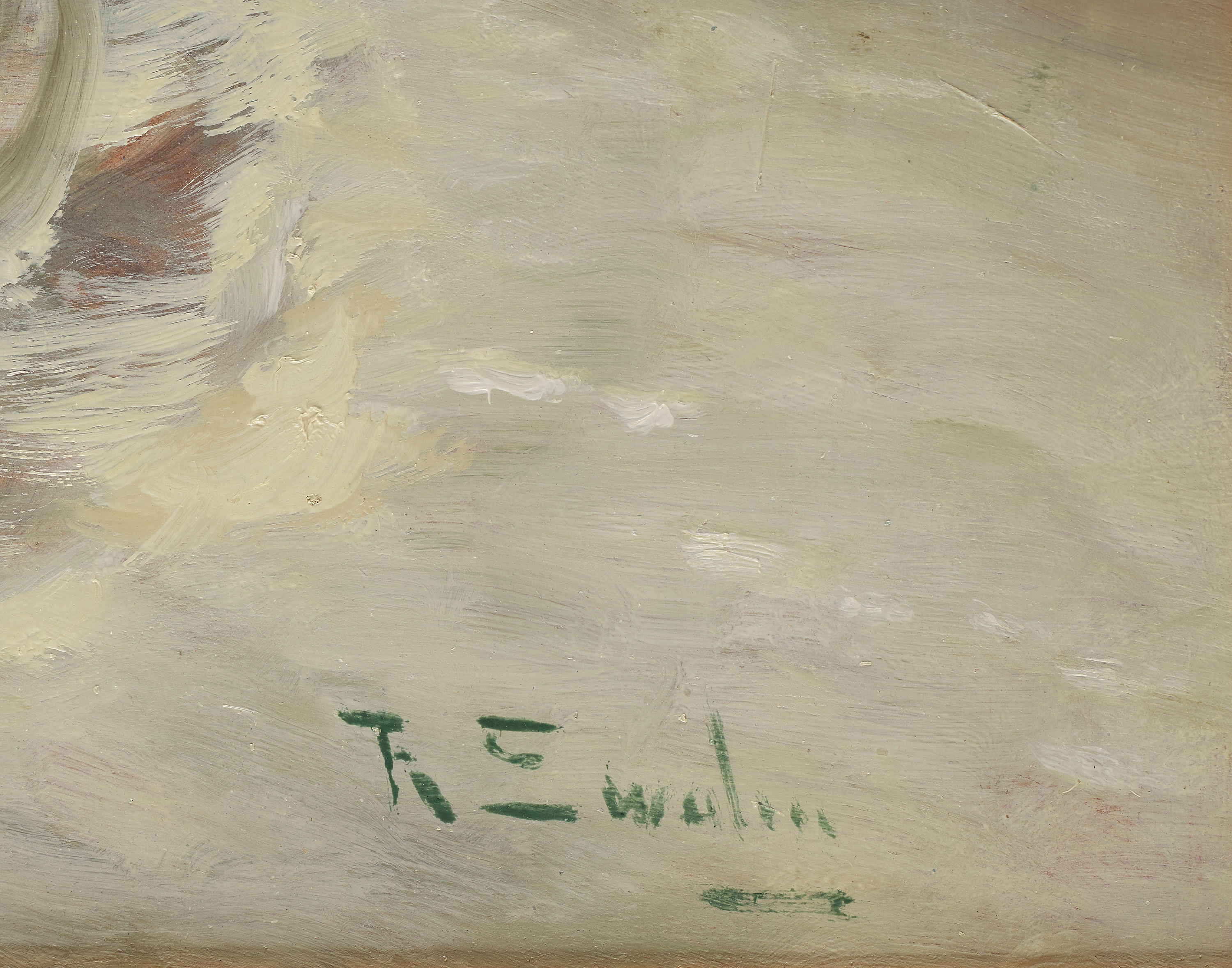 RAGNAR SWAHN, olja på pannå, signerad. - Bukowskis