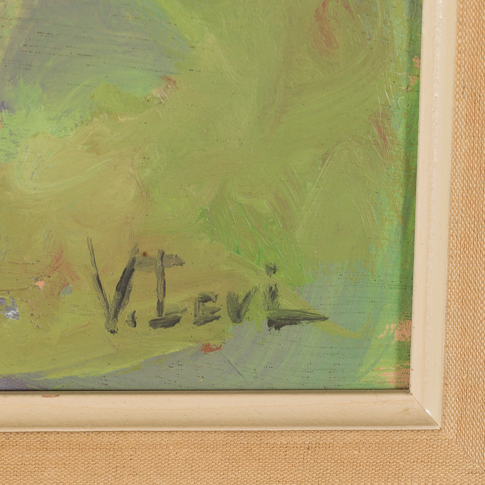 VASILI LEVI, olja på pannå, signerad. - Bukowskis