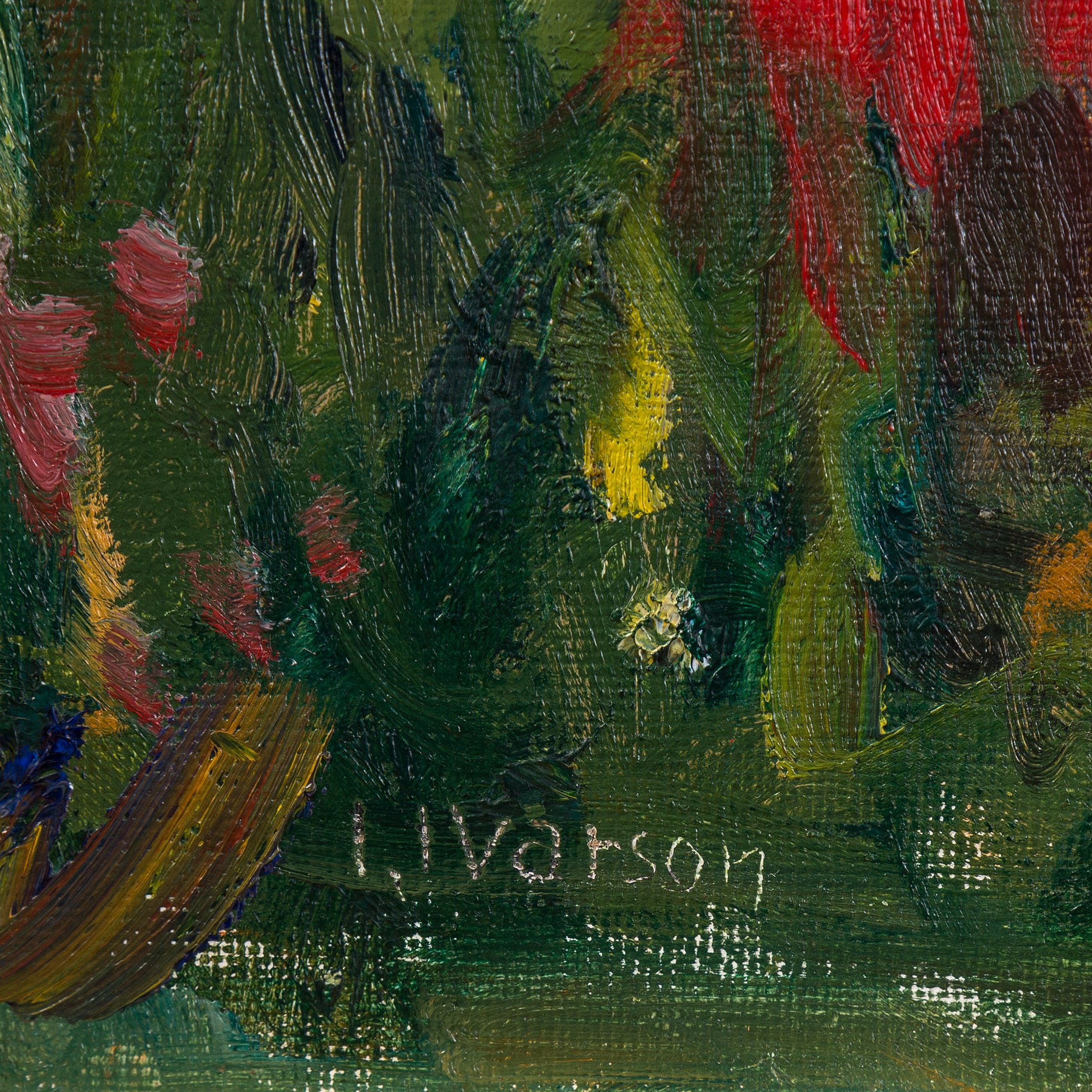 Ivan Ivarson, Flicka med gul hatt. - Bukowskis