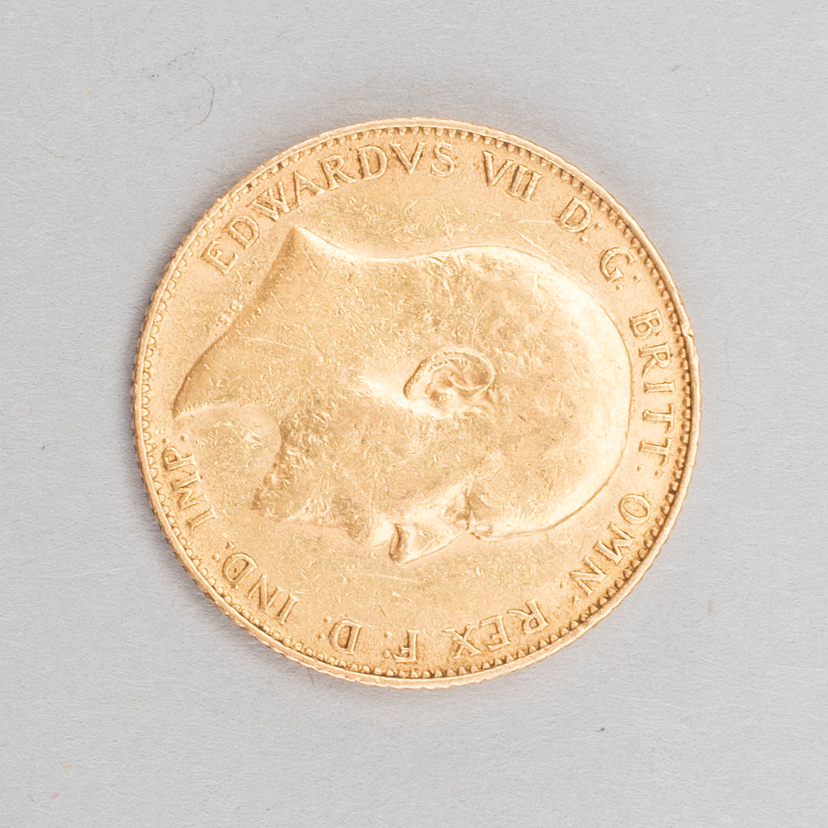 GULDMYNT, sovereign, Edward VII, 1907. - Bukowskis
